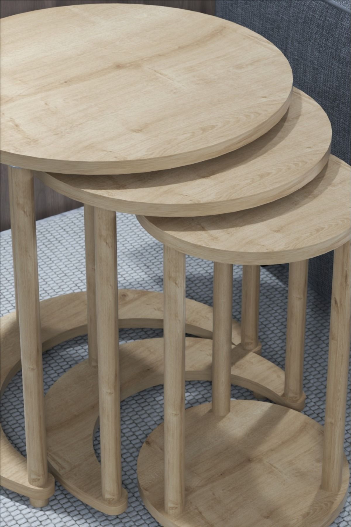 DESENGO Hilal Safir Meşe Sehpa Zigon Sehba C Sehba Fiyatı, Yorumları ...