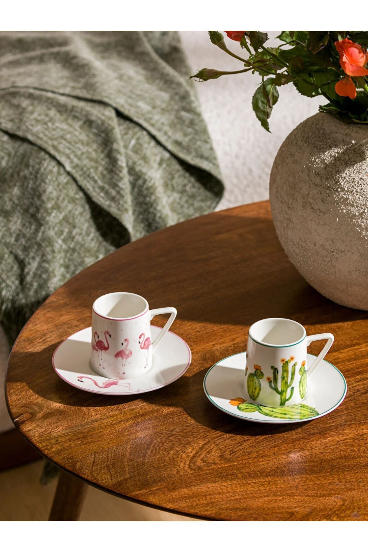 LC Waikiki LCW HOME Baskılı 2 Kişilik Porselen Kahve Fincan Takımı 90 ...