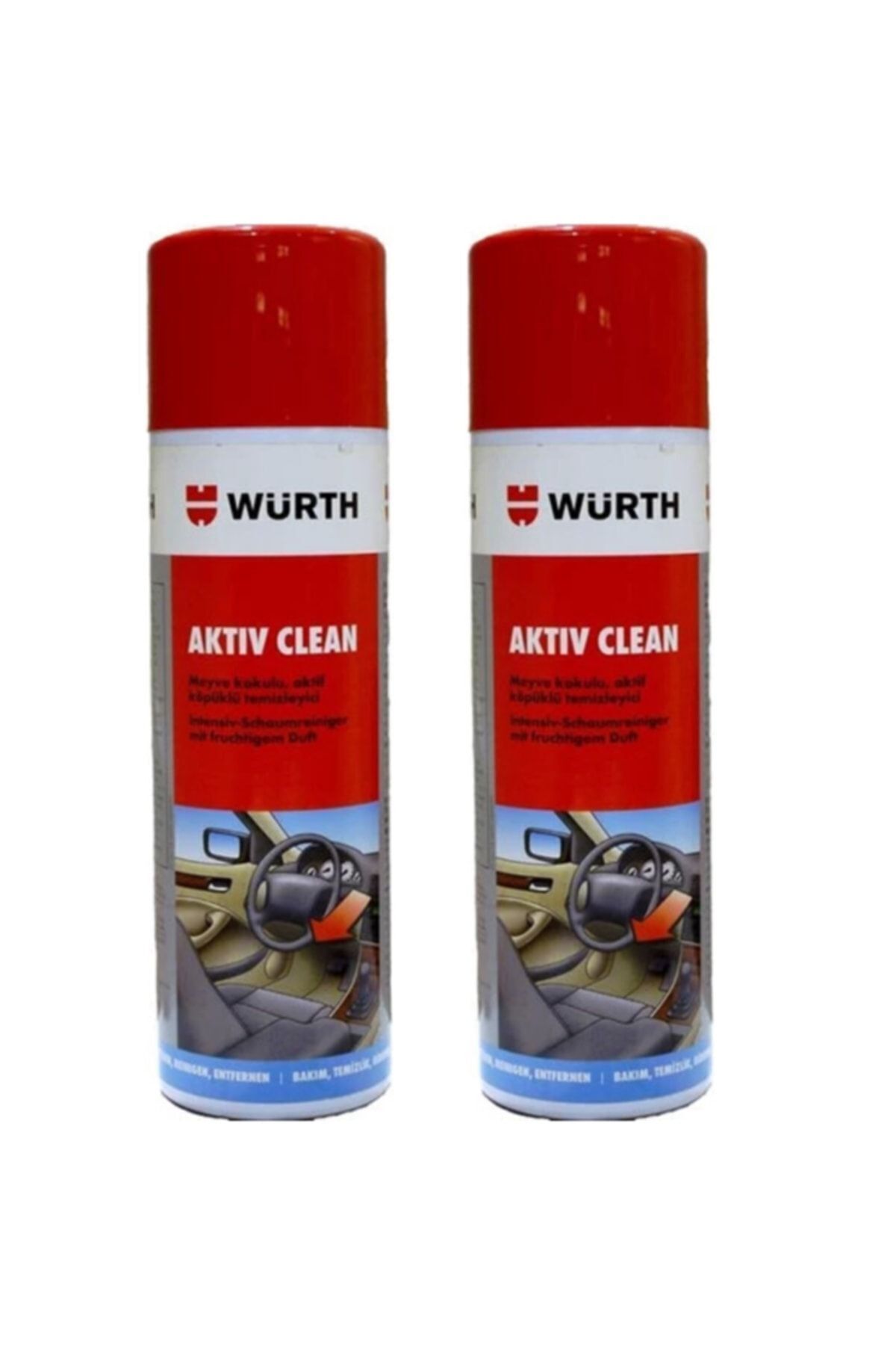 Würth Aktiv Clean 500ml(meyve Kokulu Aktif Köpüklü Temizleyici) Ac500ml ...