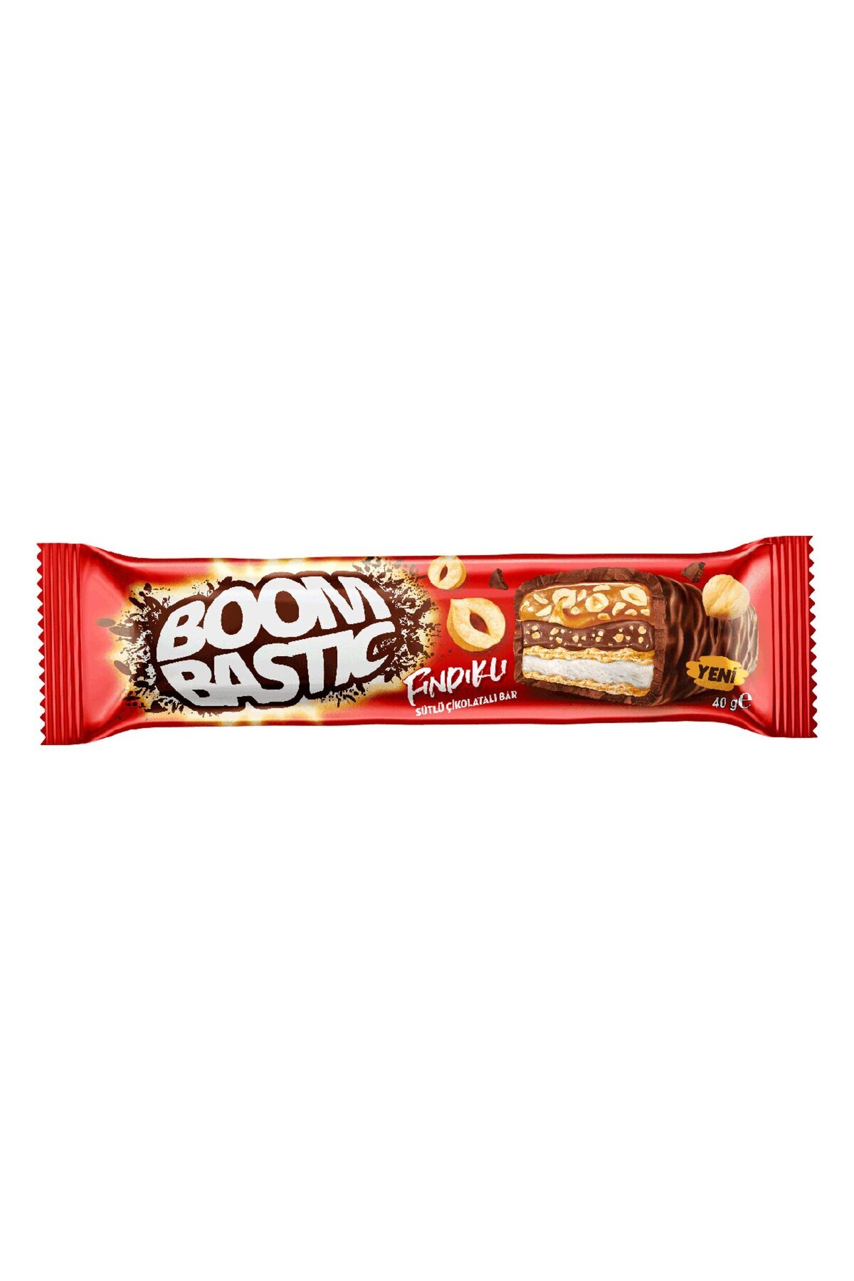 boombastic Fındıklı Sütlü Çikolata Bar Gofret 40 Gr x 12 Adet - Fiyatı ...