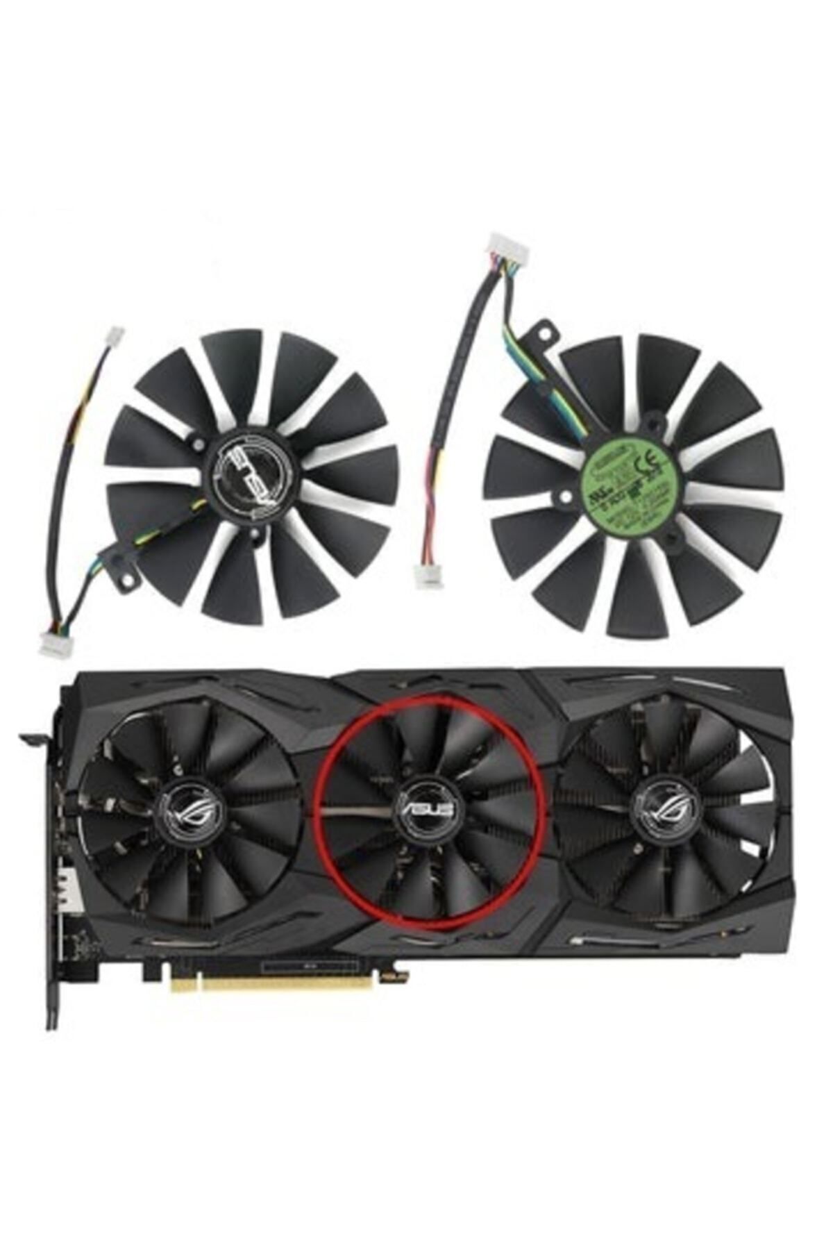 Everflow Asus Rog-strıx-rtx 2060 2070-o8g-gamıng Rtx2060 Rtx 2070 Fan ...