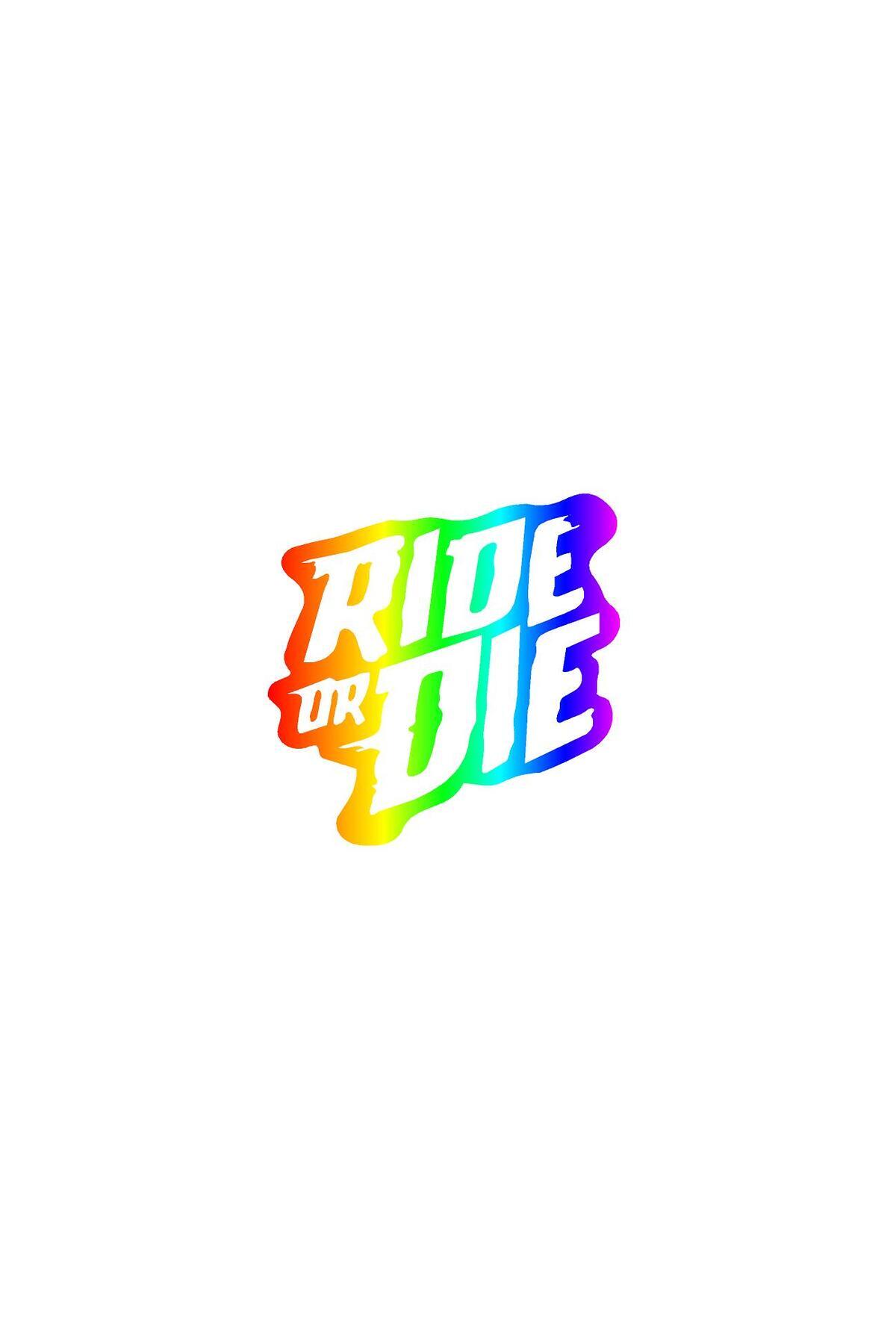 1F MOTO Ride Or Die Çok Amaçlı Motorsiklet Sticker 10x10cm 2 Adet ...