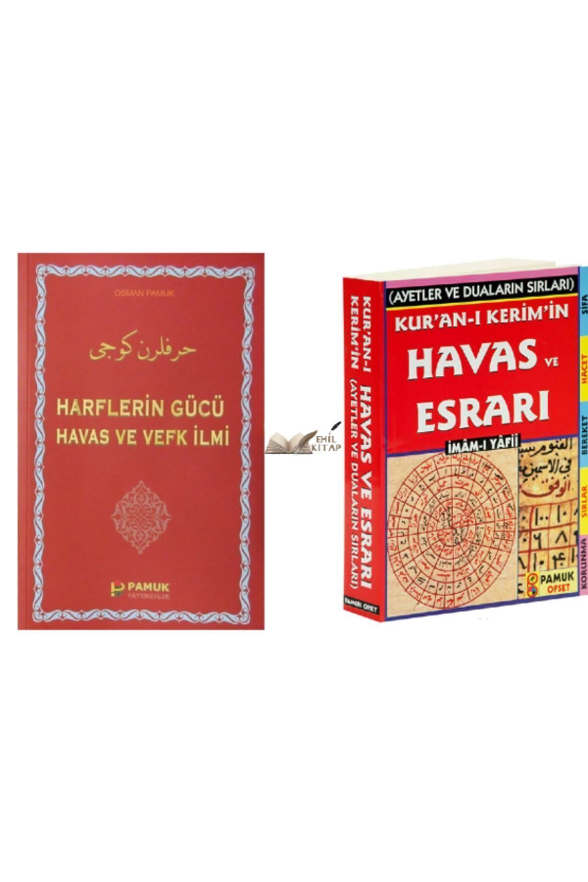 Pamuk Yayıncılık Harflerin Gücü Havas ve Vefk İlmi & Kuranı Kerimin Havas ve Esrarı - Fiyatı ...