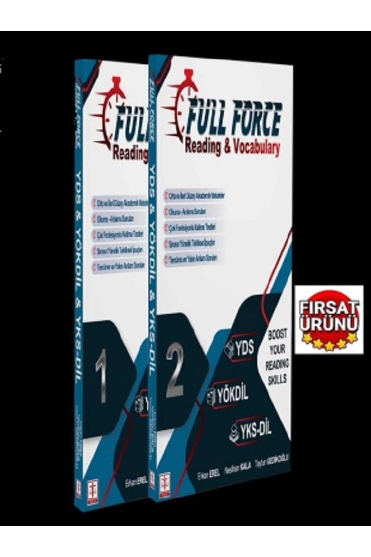 Kurul Yayıncılık Full Force Reading&Vocabulary 1-2 Set (Erkan Erel-Neslihan Kala-Tayfun ...