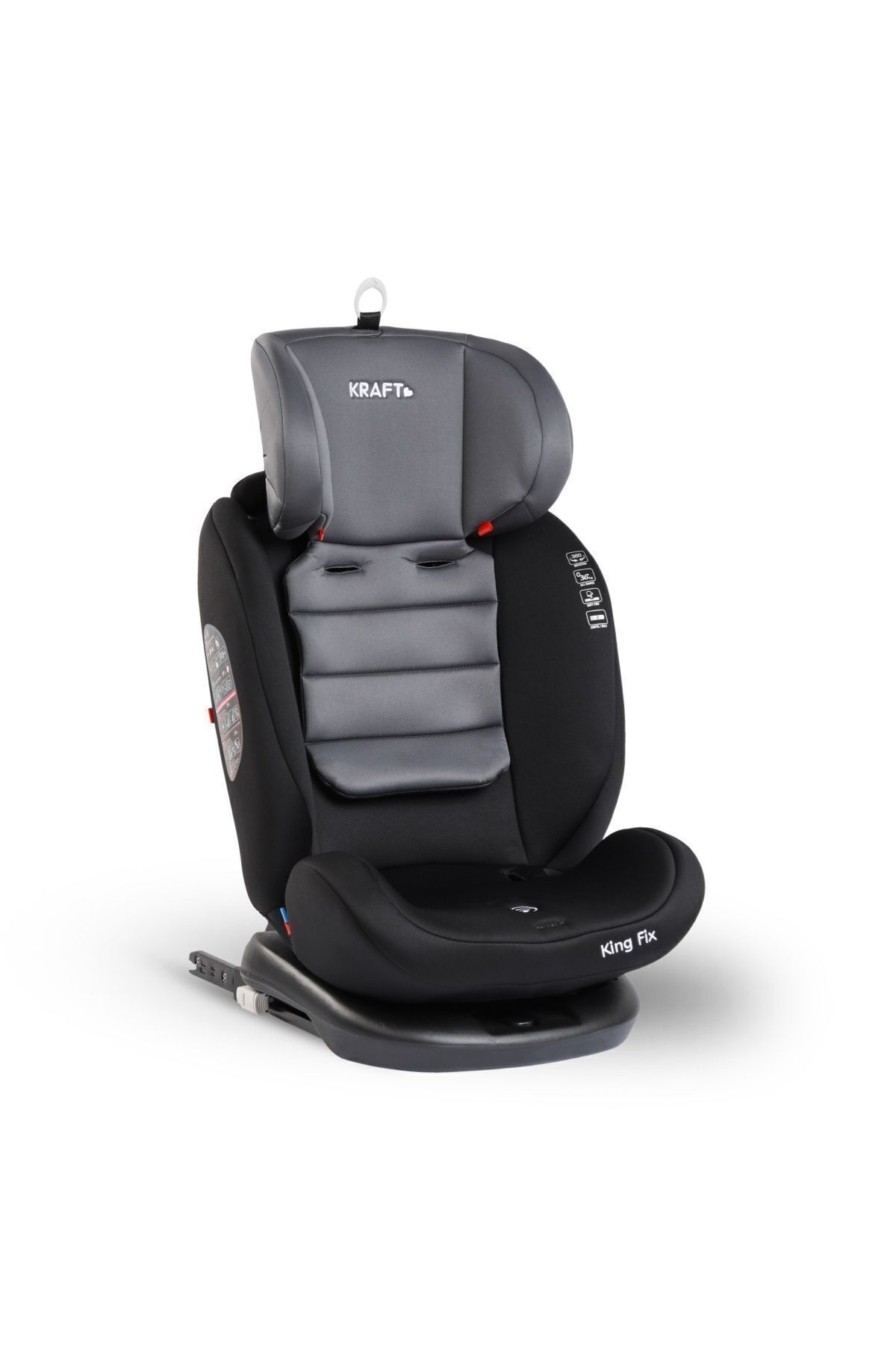 Kraft King Fix 0-36 Kg Top-tether Isofixli 360 Derece Dönebilen Oto ...