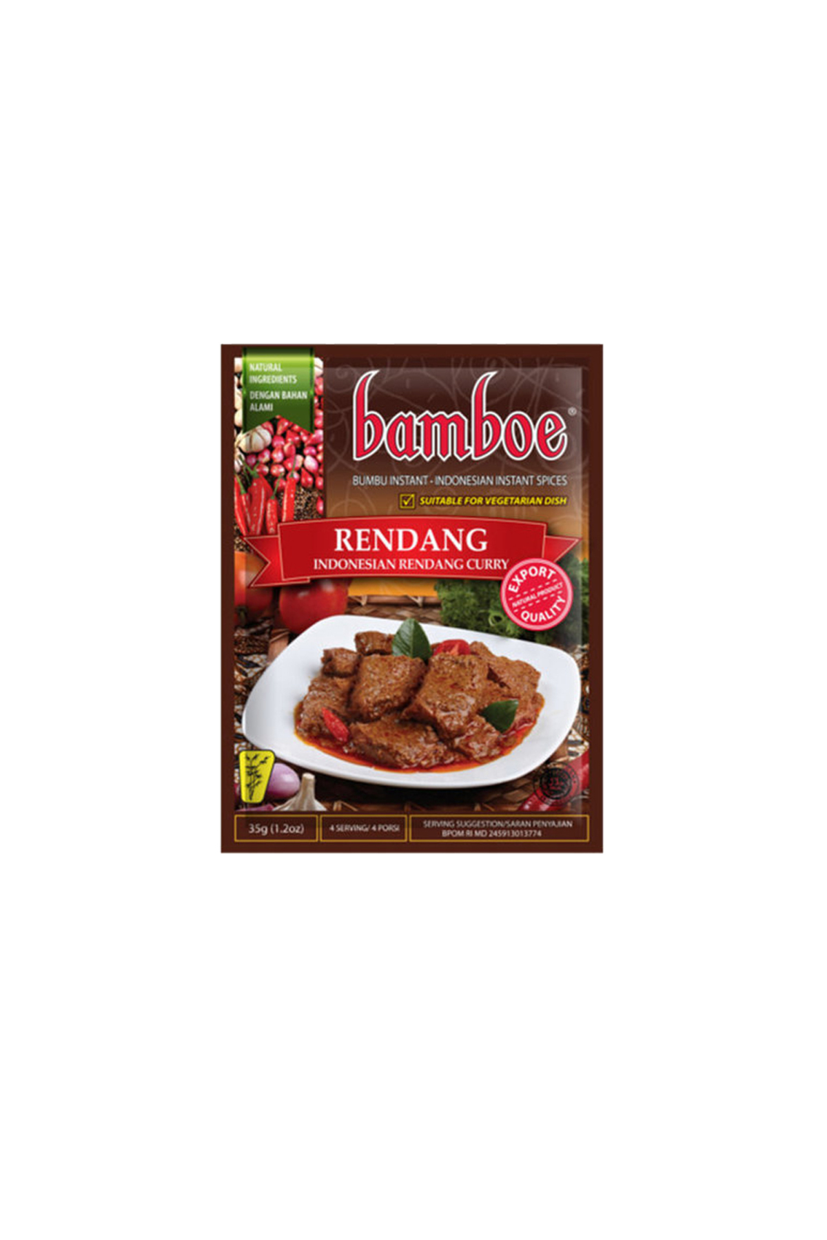 bamboe Rendang 35g 1 paket Fiyatı, Yorumları - Trendyol