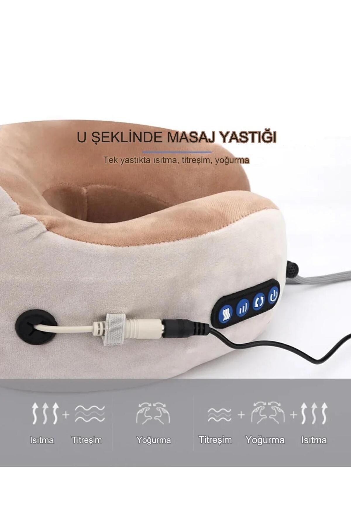 TB Boyun Masaj (MASAJ ÖZELLIKLI) Uçak/araba/otobus U Şeklinde Şarjlı ...