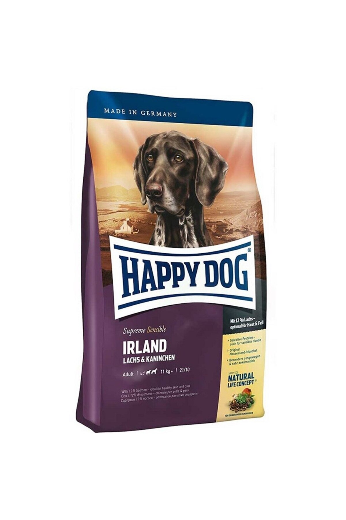Happy Dog Ireland Somonlu Ve Tavşanlı Hassas Yetişkin Köpek Kuru Maması ...