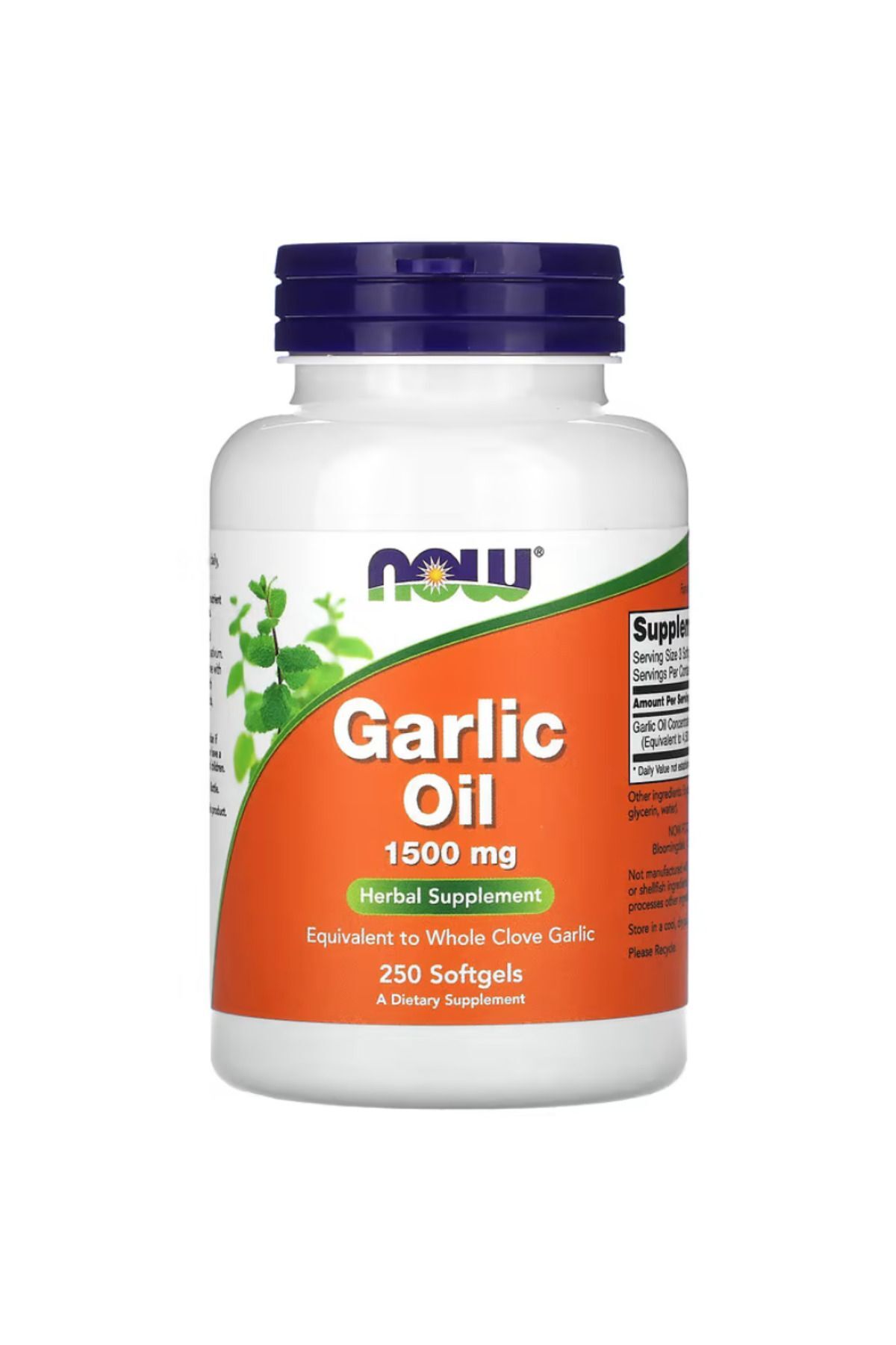 Genel Markalar Foods, Garlic Oil, 1,500 Mg, 250 Softgels - Fiyatı ...