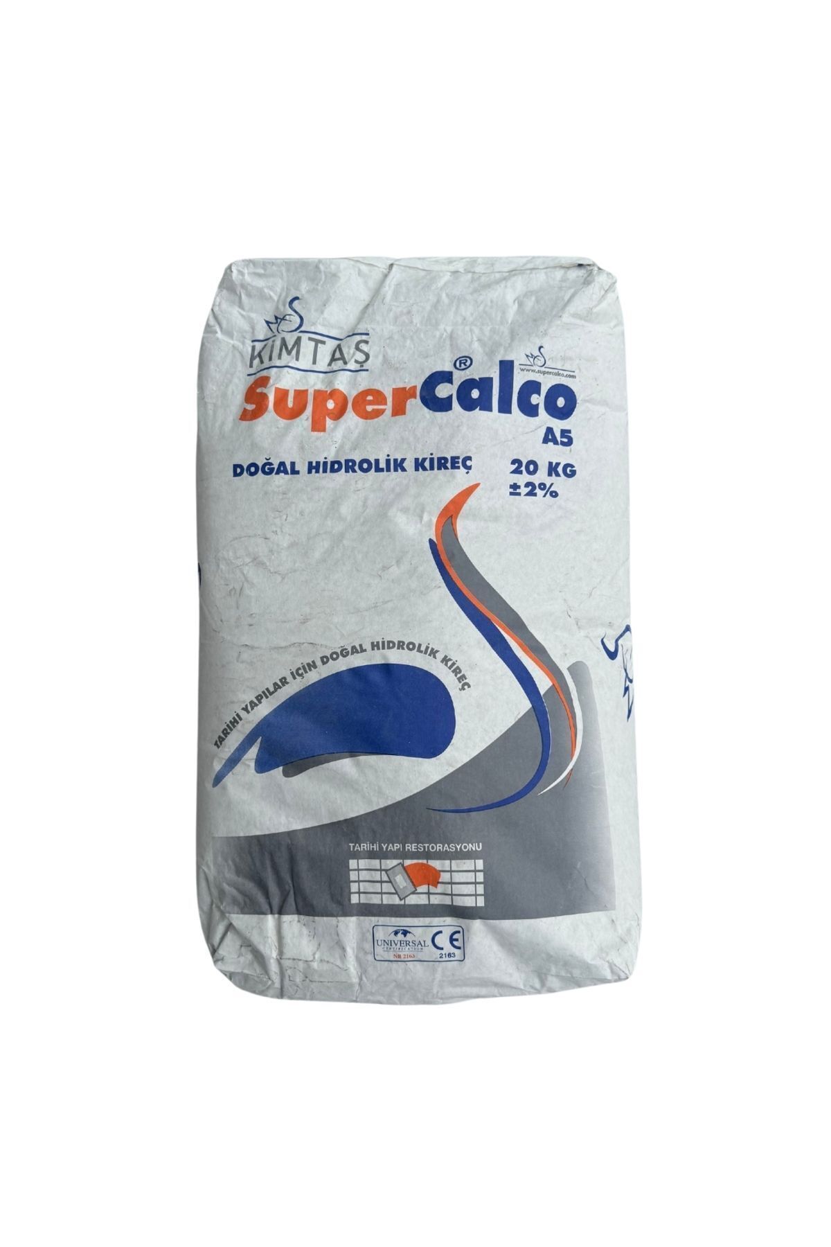 Kimtaş Doğal Hidrolik Kireç Supercalco A5 – 20 Kg - Fiyatı, Yorumları