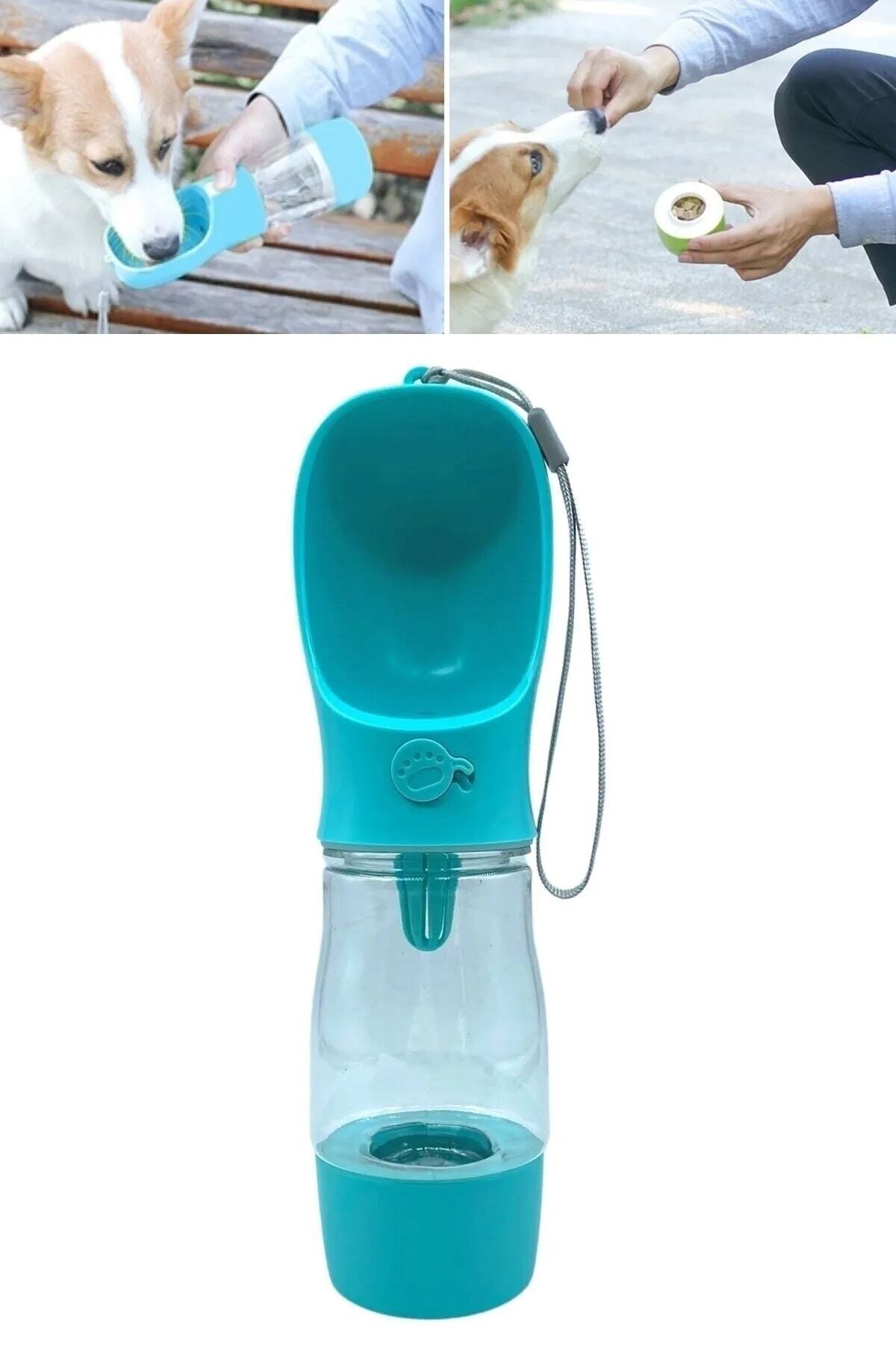 Flaizhen Evcil Hayvan Kedi Köpek Taşınabilir Mama Hazneli Suluk Seyahat ...