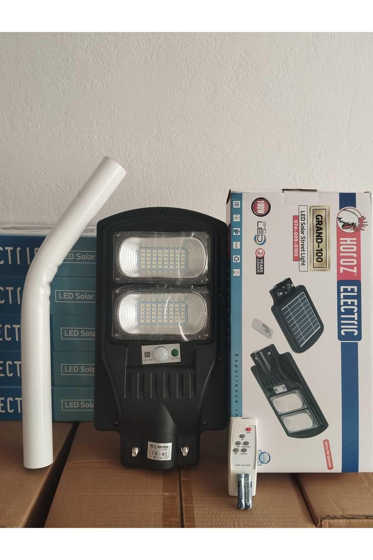 Horoz 100 W GÜNEŞ ENERJİLİ SOLAR SOKAK ARMATÜRÜFiyatı, Yorumları - Trendyol