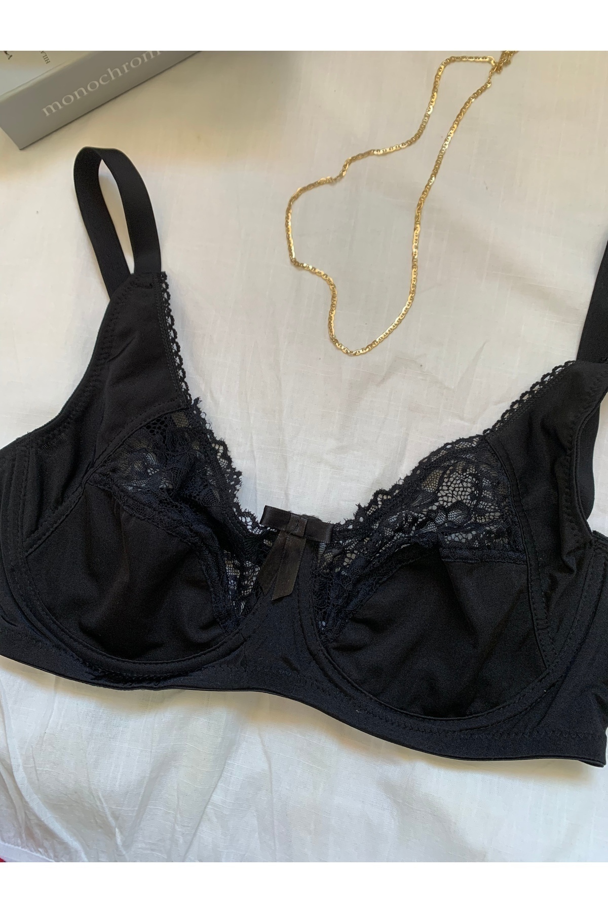 ROZENİN LINGERIE Büyük Beden Desteksiz Kapsız Balenli Dantel Detaylı Toparlayıcı C Cup Sütyen ...