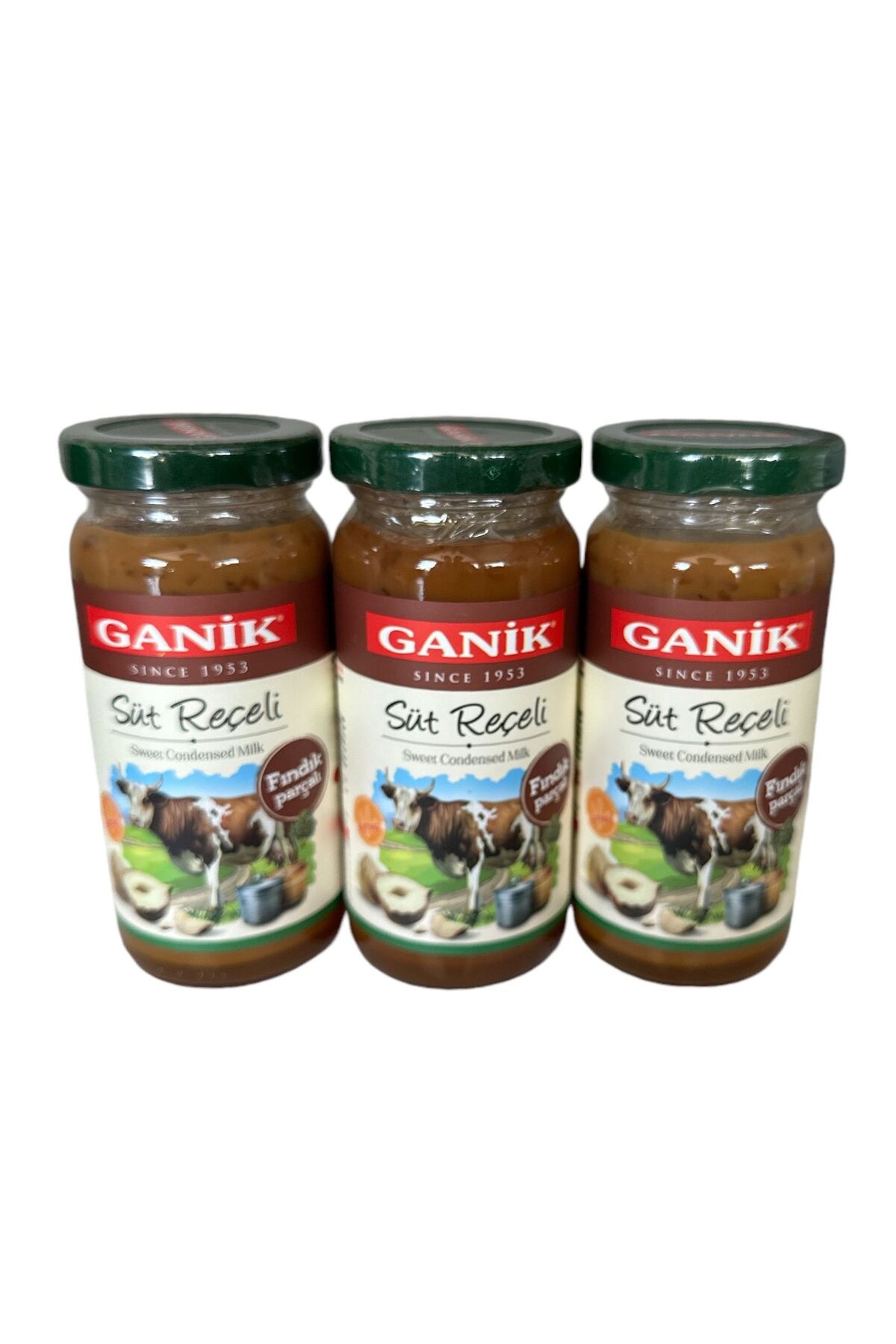 Ganik GANİK FINDIK PARÇACIKLI SÜT REÇELİ 270 GR X 3 ADET - Fiyatı ...