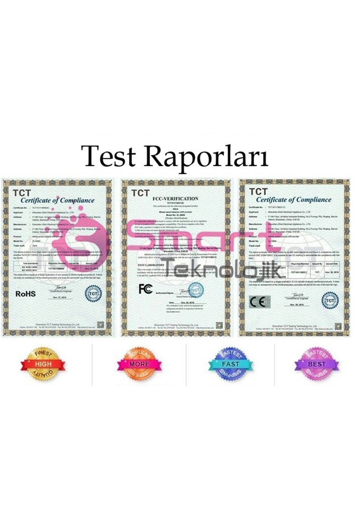 CityMate Elektrikli Kaykay Scoooter Hoverboard 6.5 Inch Şimşek Grafity Desenli Akıllı Denge ...