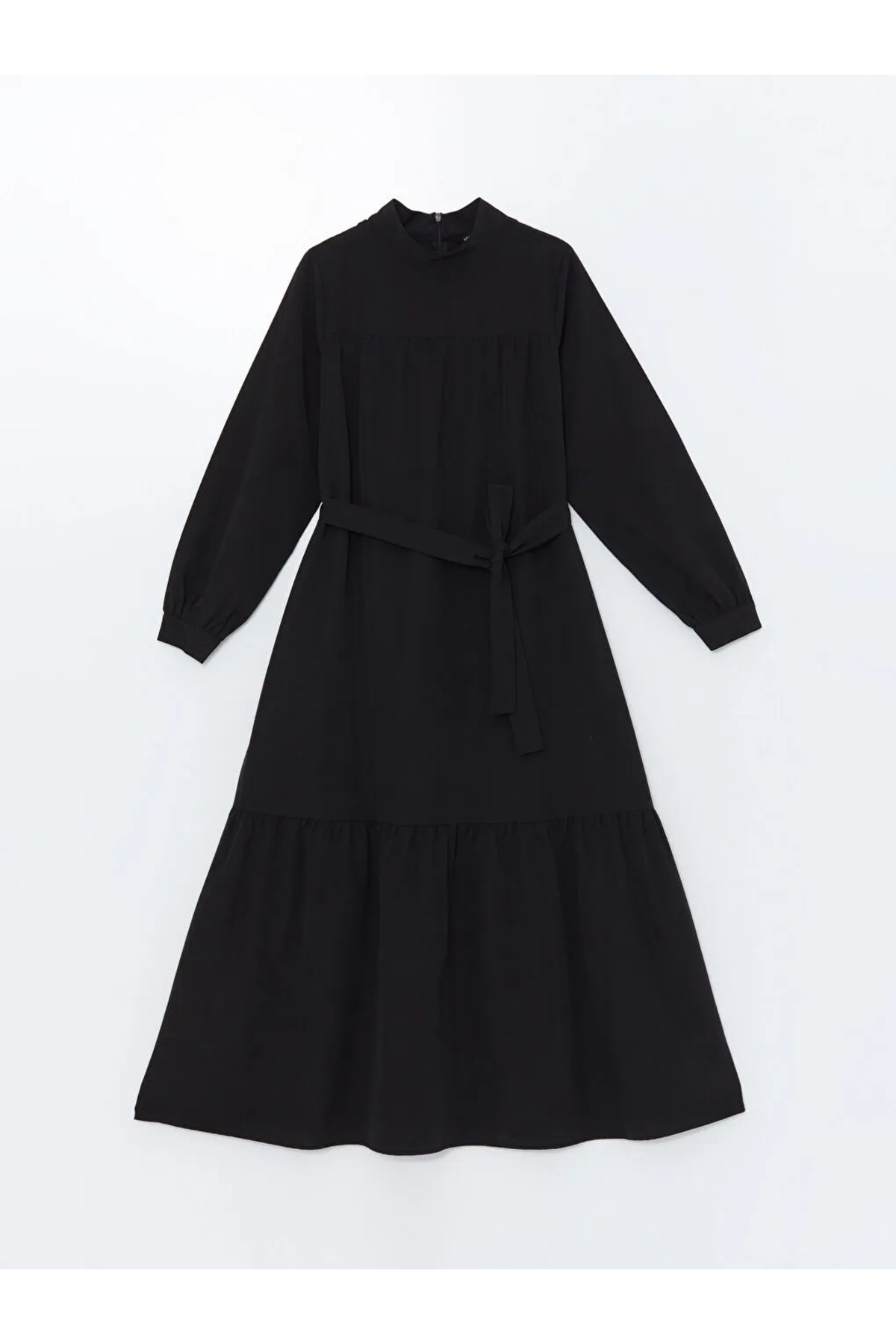 LC Waikiki LCW Modest Yeni Siyah Dik Yaka Kadın ElbiseFiyatı, Yorumları ...