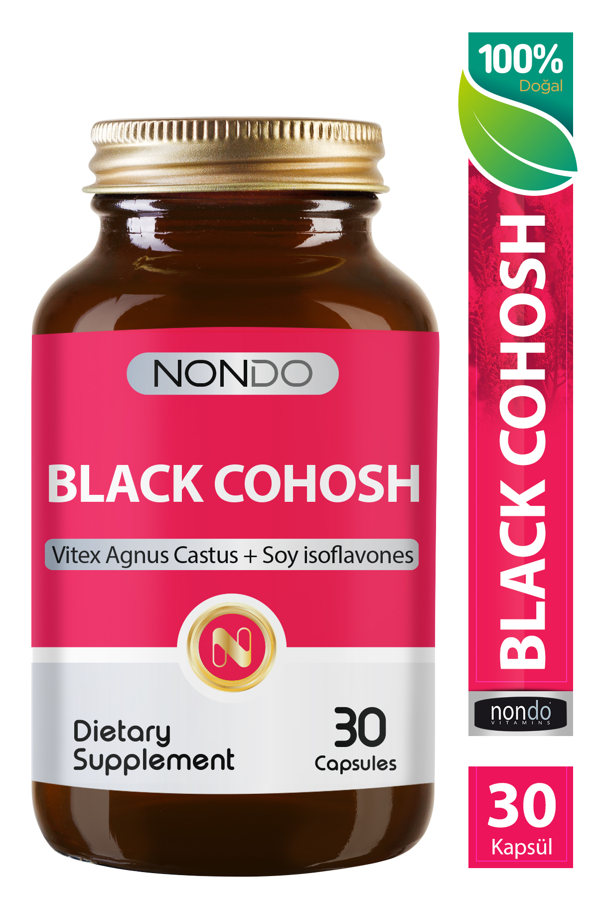 Nondo Black Cohosh 30 Kapsül ( Karayılan Otu Kalsiyum Magnezyum ...