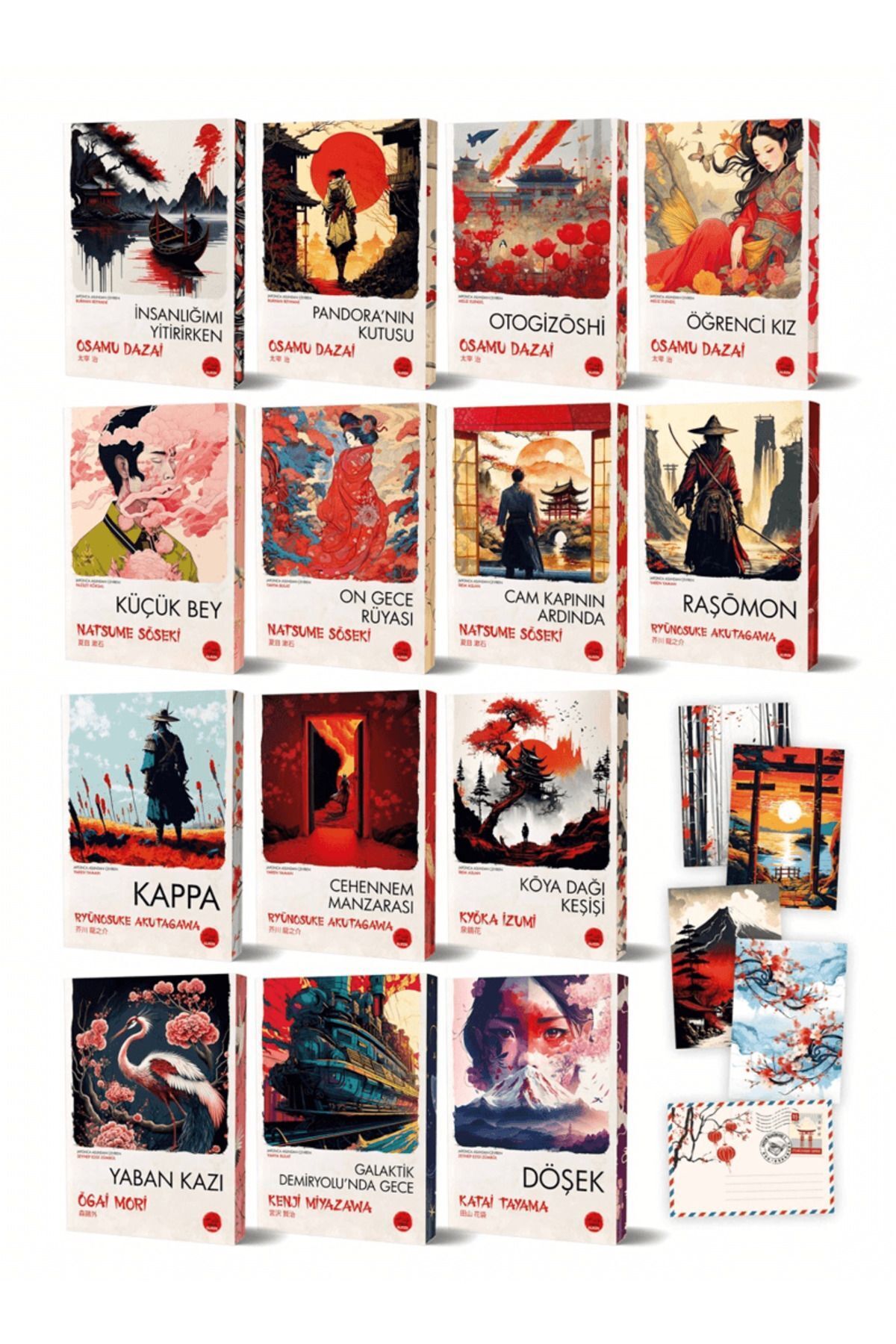 Genel Markalar Japon Klasikleri Seti (14 Kitap Takım) / Osamu Dazai / Tokyo Manga ...