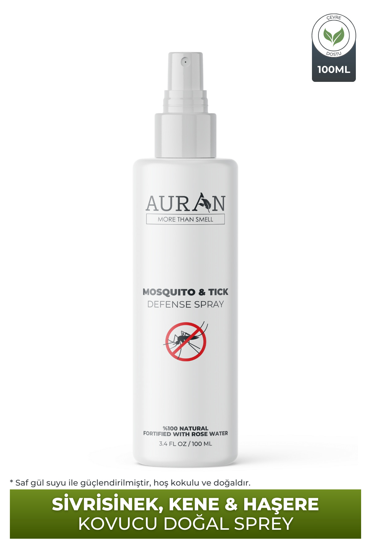 AURAN Sivrisinek & Kene Kovucu Bitkisel Sprey %100 Doğal Vücut Koruyucu ...