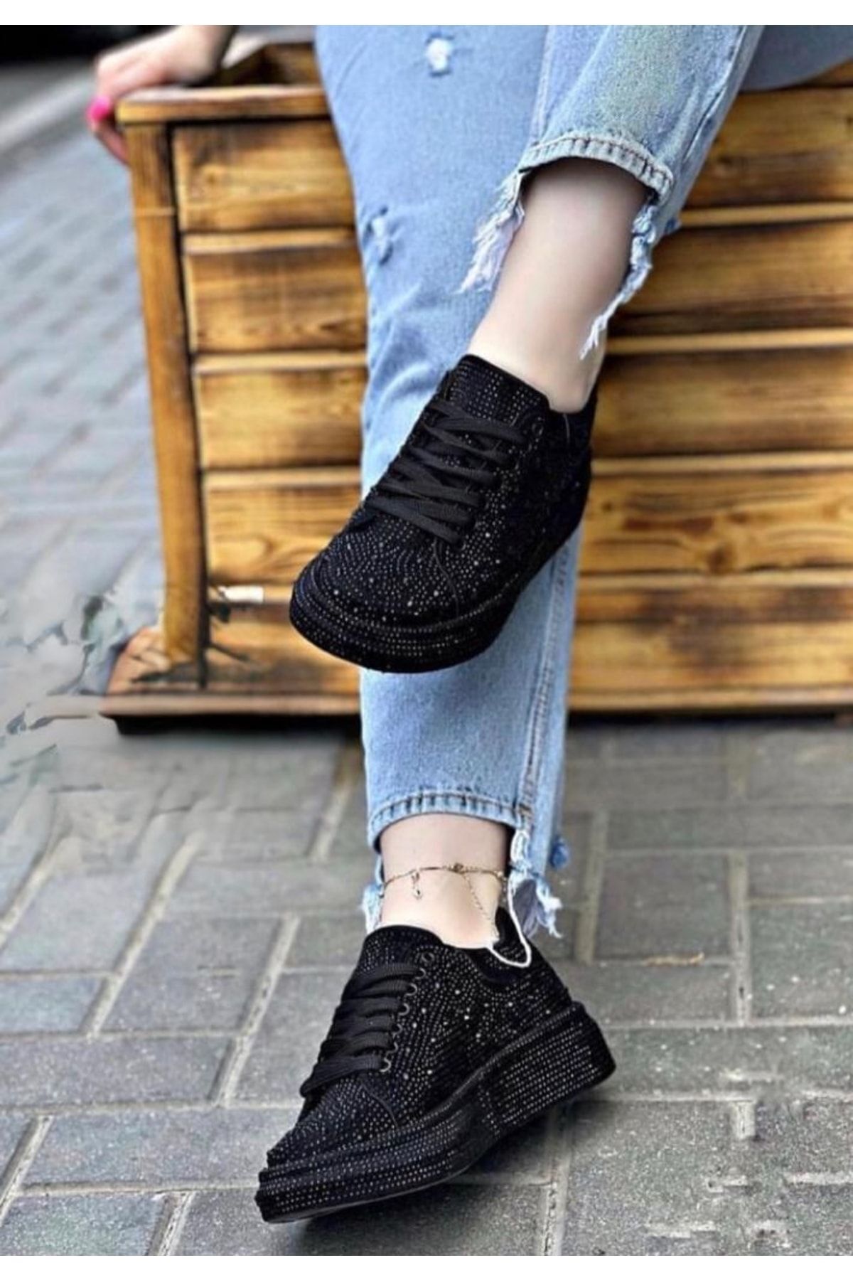 ROSA SHOES Kadın Spor Taşlı Ayakkabı Tam Kalıp Fiyatı, Yorumları - Trendyol