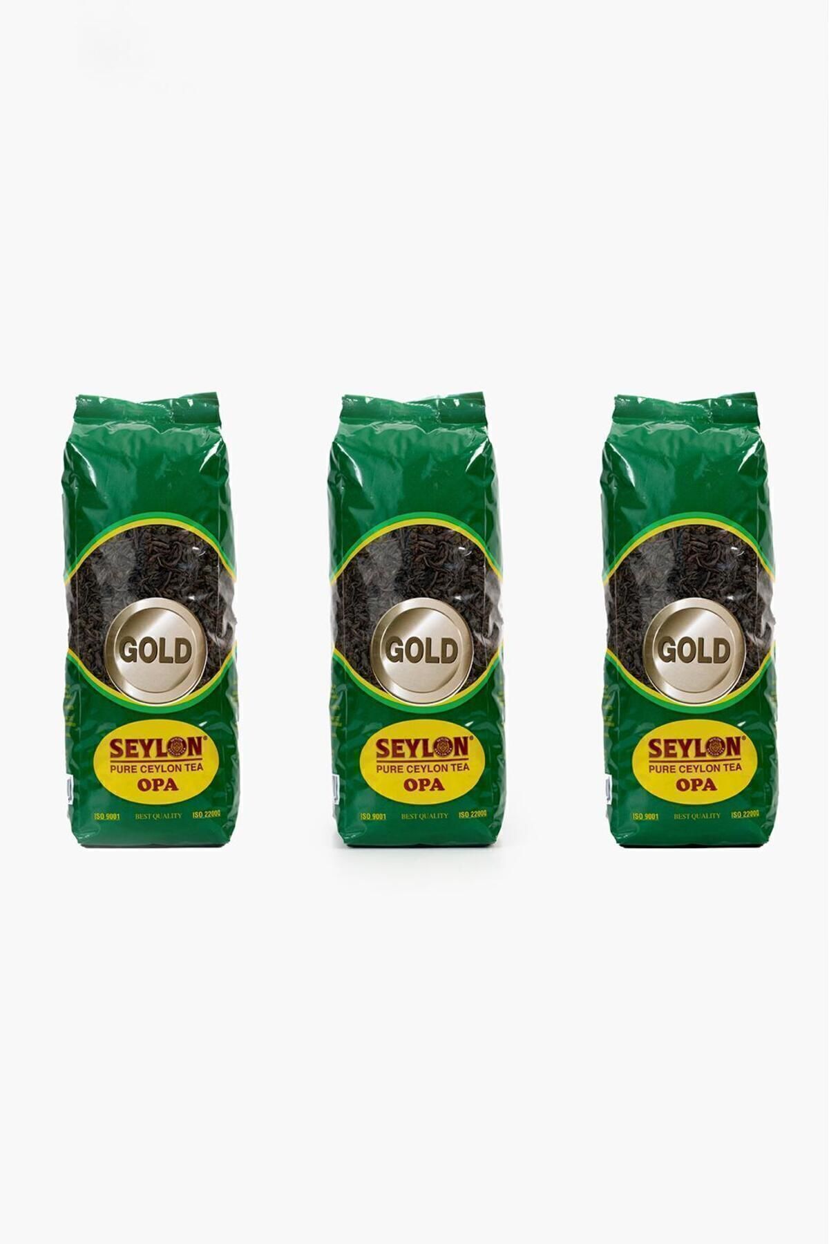 Seylon Çay 500 gr Seylon Opa Gold 100% Saf Ceylon Tea 3 Adet Ithal ...