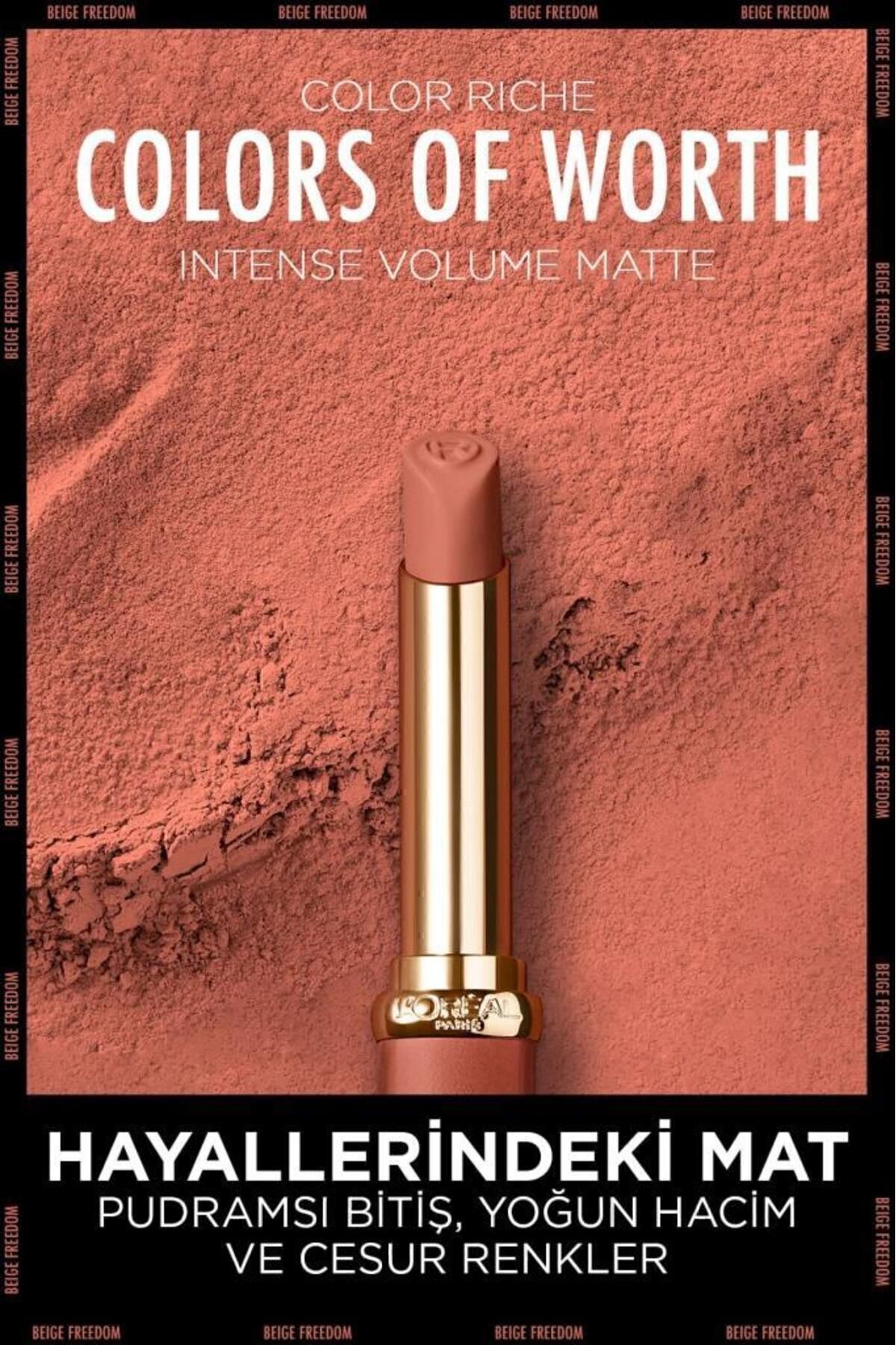 L'Oreal Paris Color Riche Colors Of Worth Intense Volume Matte Ruj -500 ...