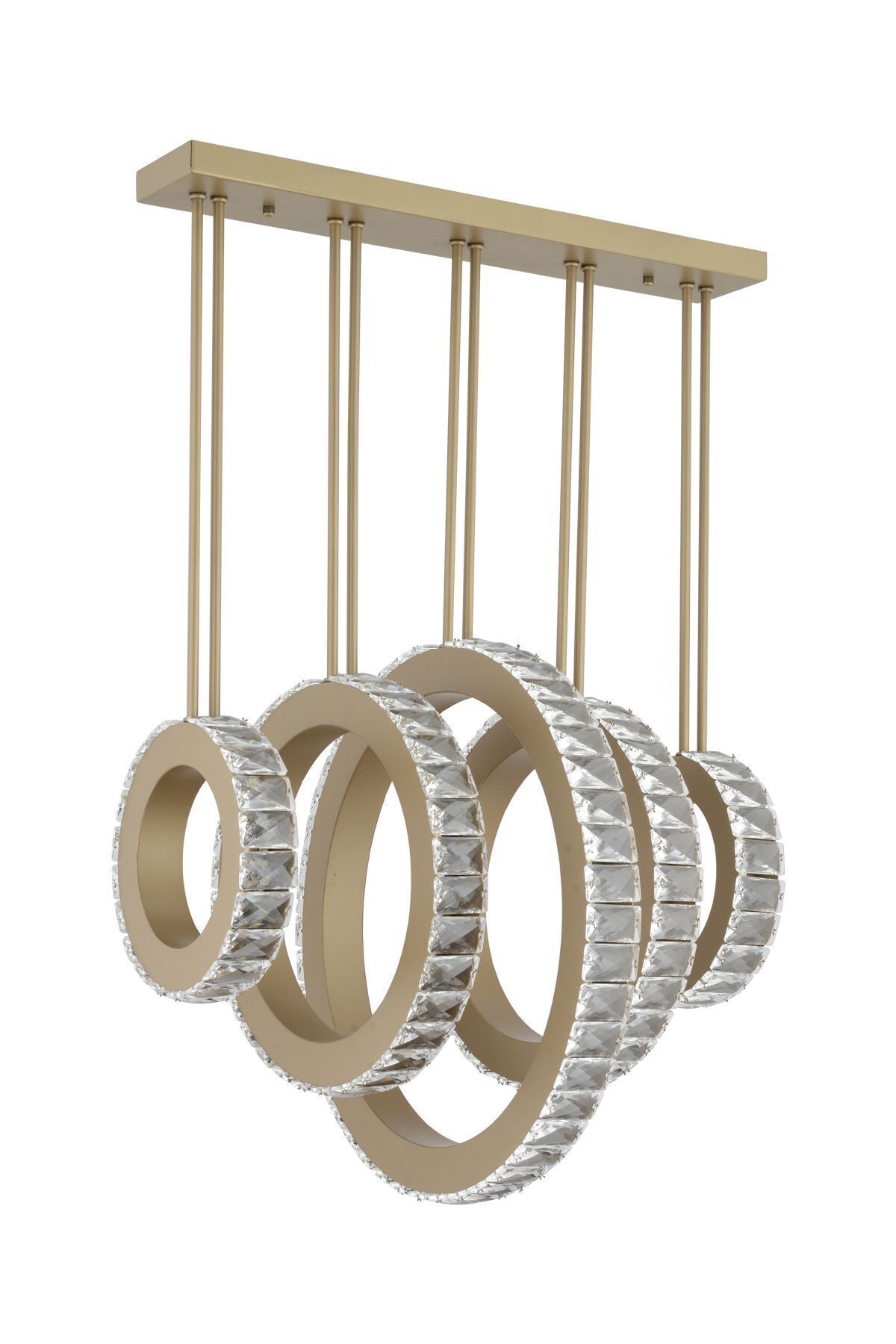 Apliqa Corina 5'li Asimetrik Sıralı Eskitme 3 Renkli 130 Watt Ledli ...