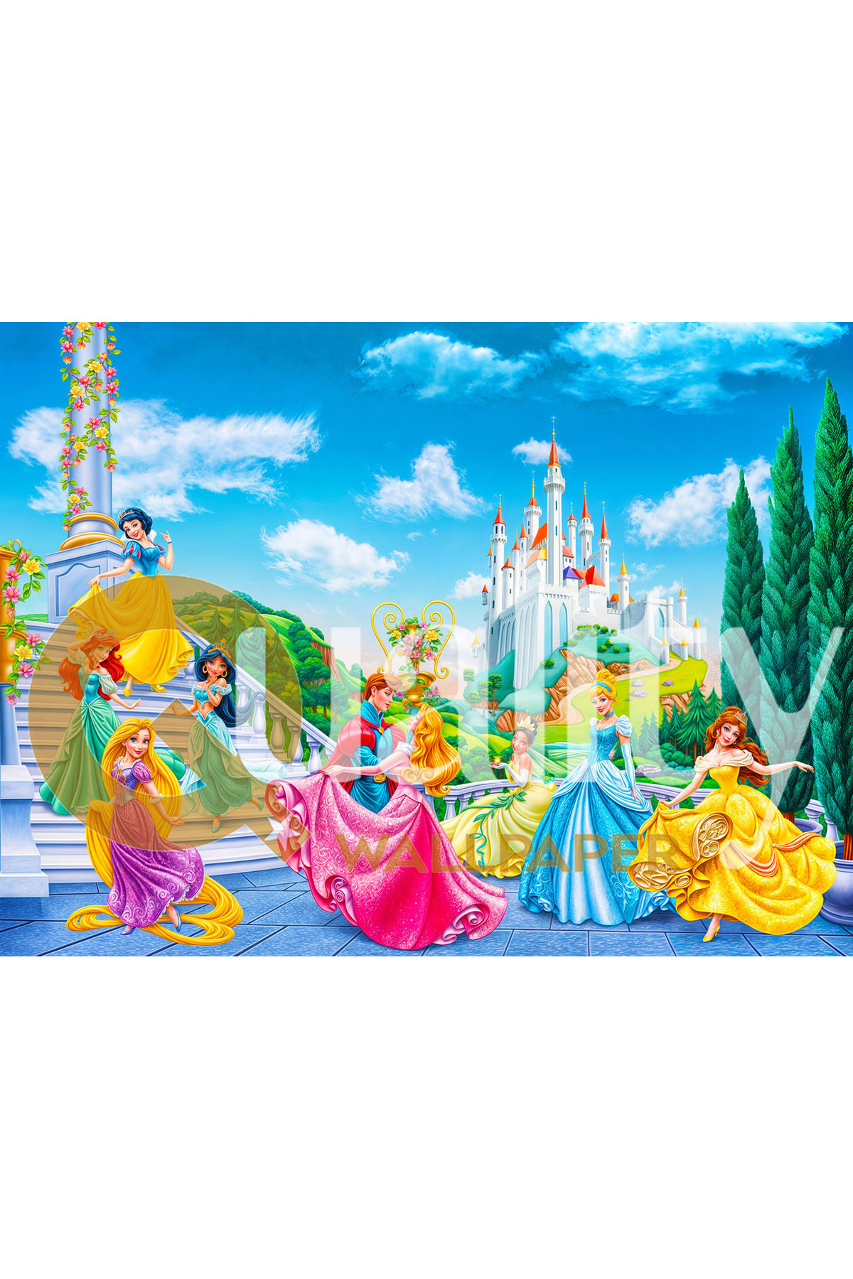 Home Prensle dans eden prenses ve nedimeleri çocuk odası poster duvar ...