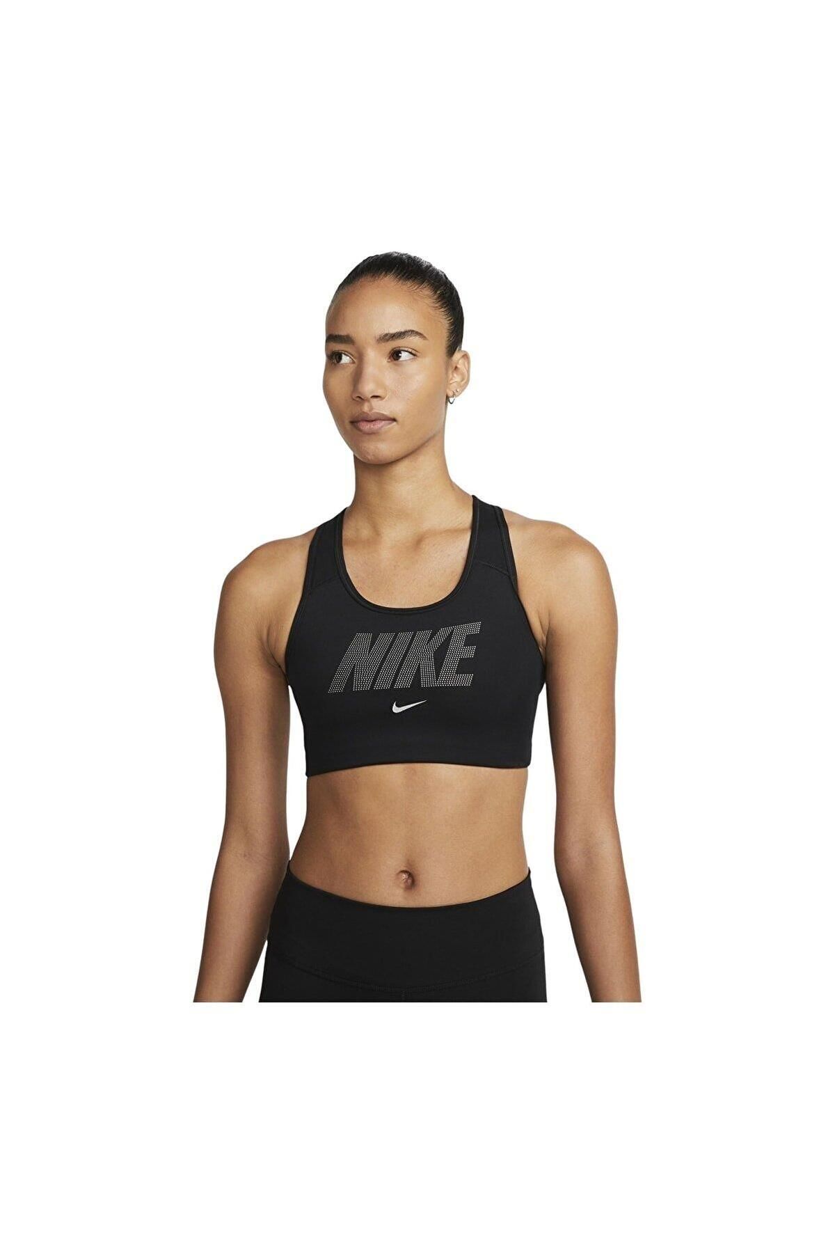 Nike Dri-fit Swoosh Yapay Elmaslı Kadın Bra - Siyah Dd1458-010 Fiyatı ...