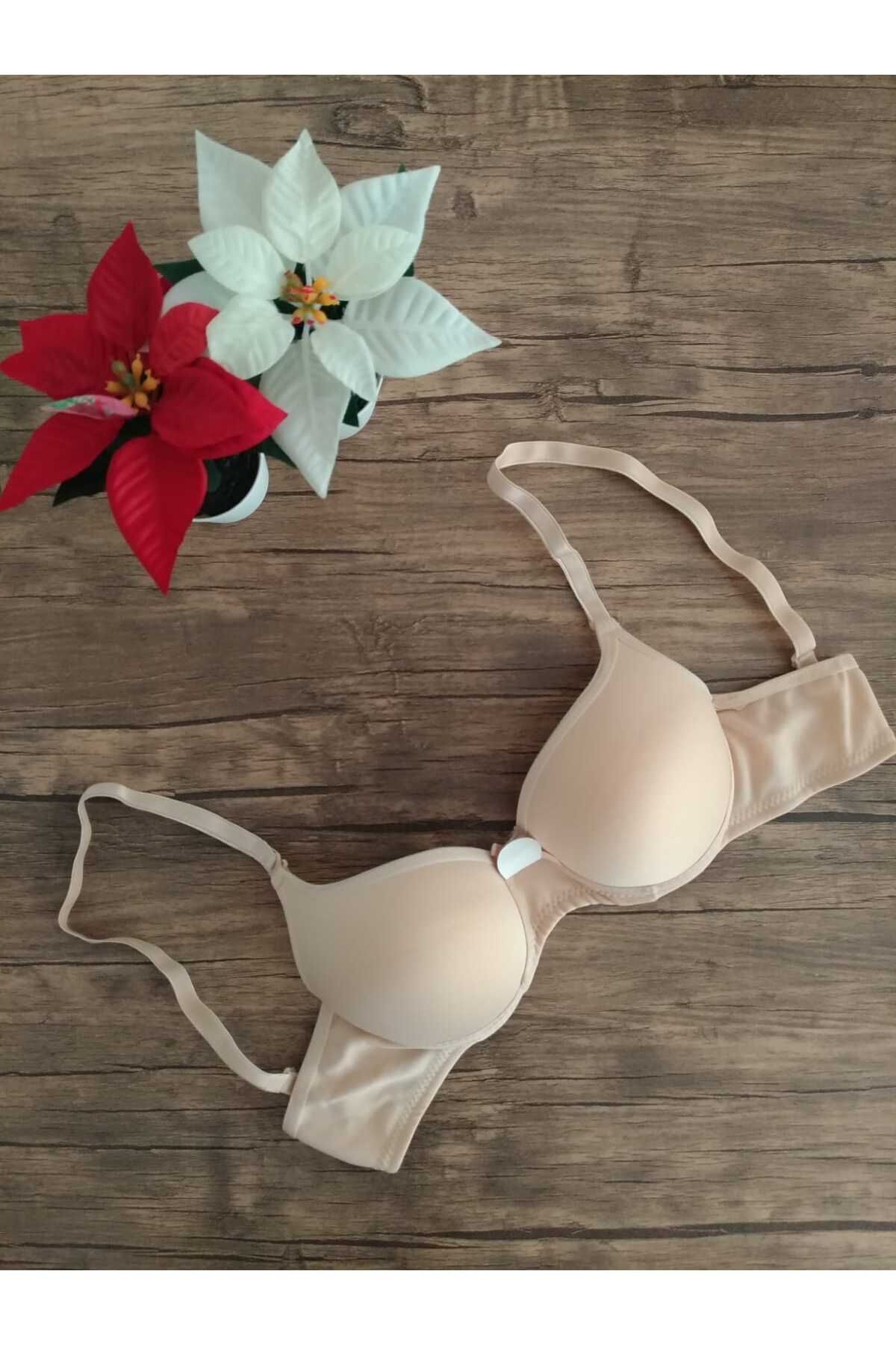 Cooqpoo 4 Al 2 Öde 75-80-85-90 Beden Ten Yarım Dolgulu Destekli Kadın ...