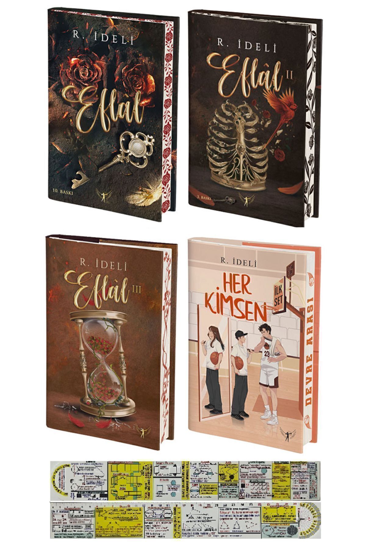 Artemis Yayınları R. İdeli 4 Kitap Set / Eflal 1-2-3 + Her Kimsen ...