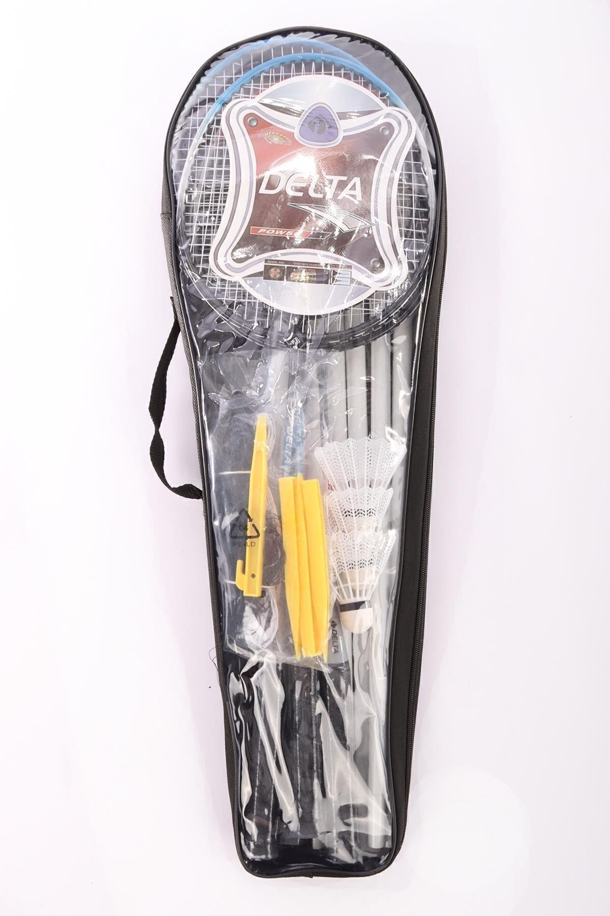 Delta 4 Adet Badminton Raketi Ve File Demir İle 3 Adet Badminton Topu ...