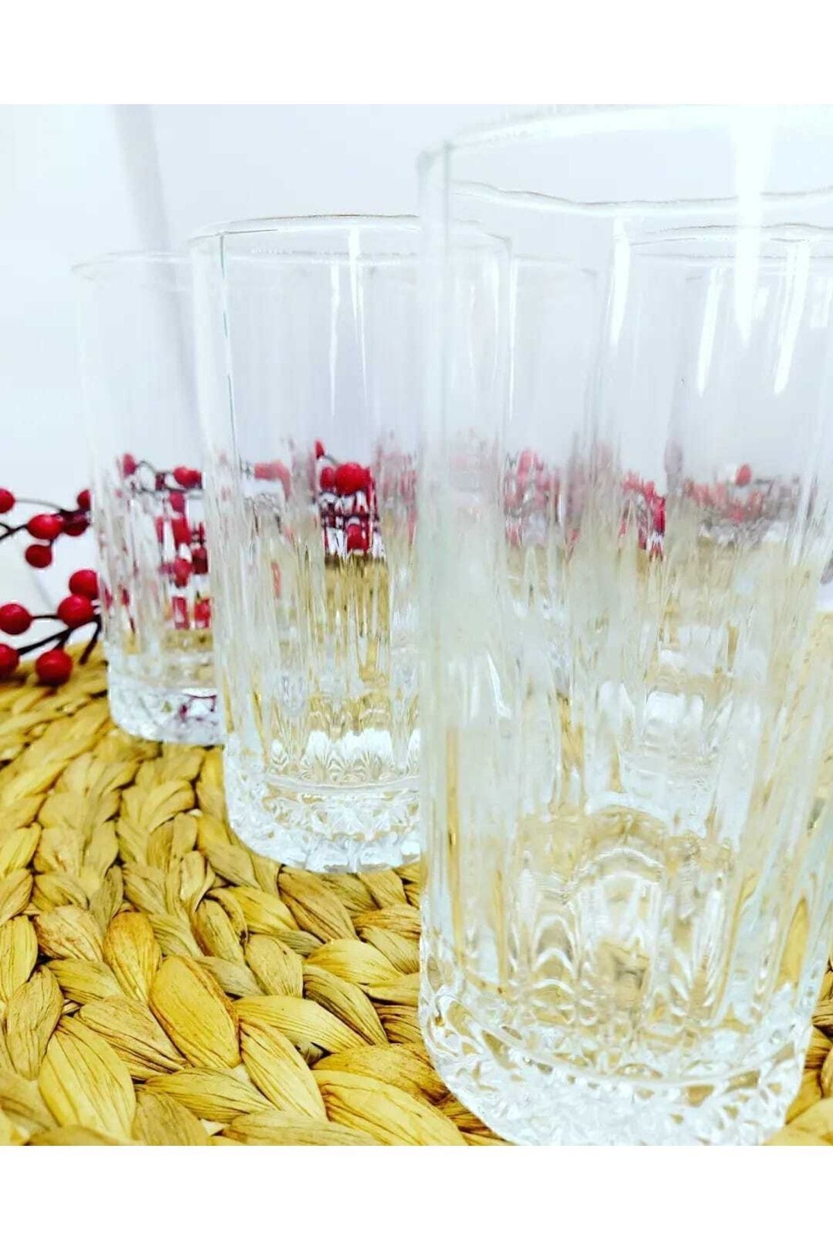Kaveh glass Kaveh Meşrubat Bardağı 260cc 6'lı Su Kokteyl Limonata ...