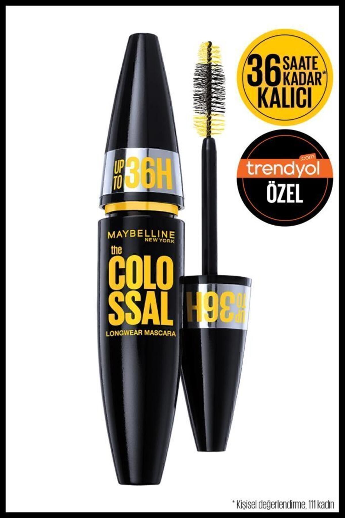 Maybelline New York Colossal Maskara 36H Siyah Suya Dayanıklı Fiyatı, Yorumları - Trendyol
