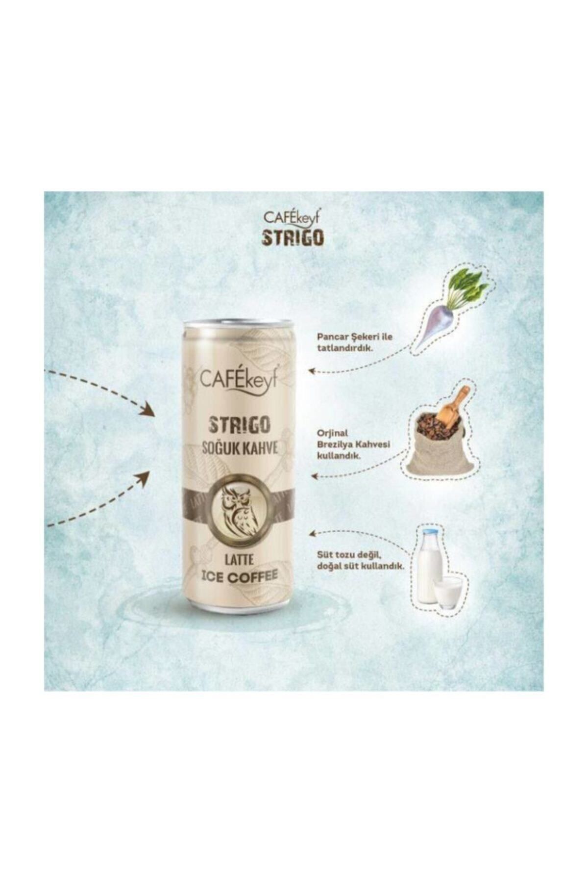Cafe Keyf Cafekeyf Strigo Soğuk Kahve Latte 250 Ml 12 Li Fiyatı ...