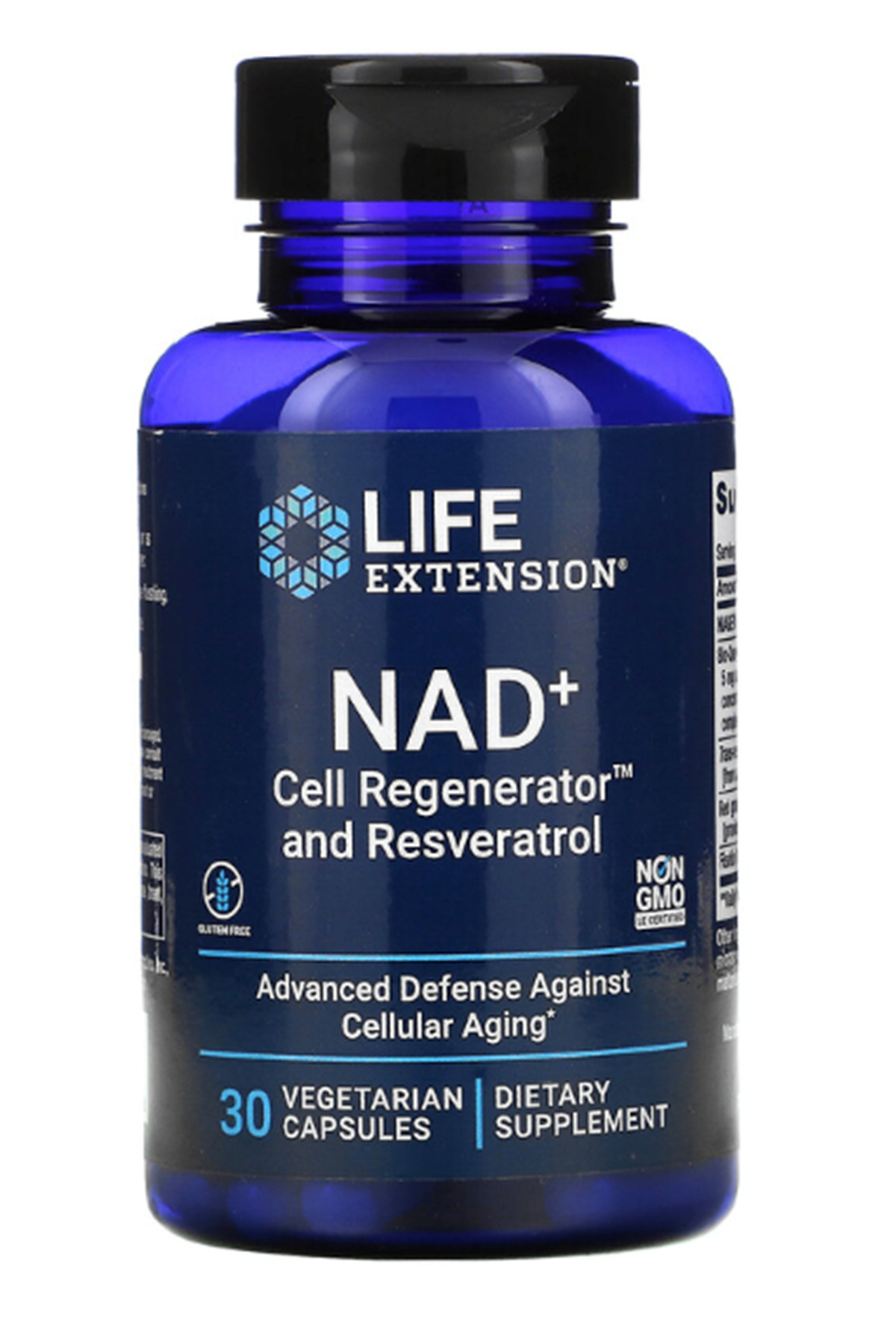 Life Extension , Nad Cell Regenerator Nıagen - Resveratrol - Bio-quercetin - Bio-fisetin 30 Vege ...
