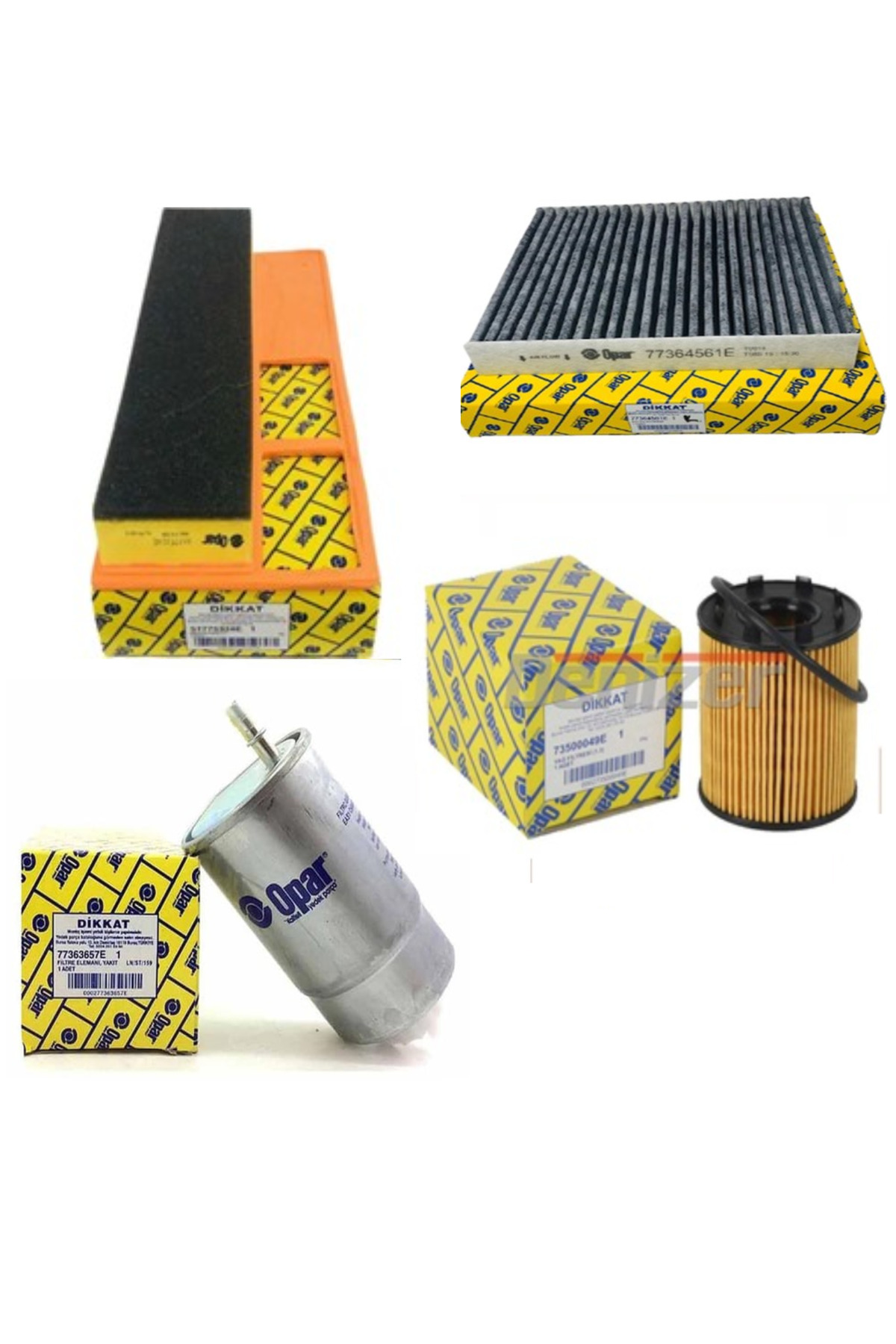 Opar Fiat Linea 1.3 Multijet Euro 4 Bakım Seti Tırnaklı 4lü Karbonlu Fiyatı, Yorumları - Trendyol