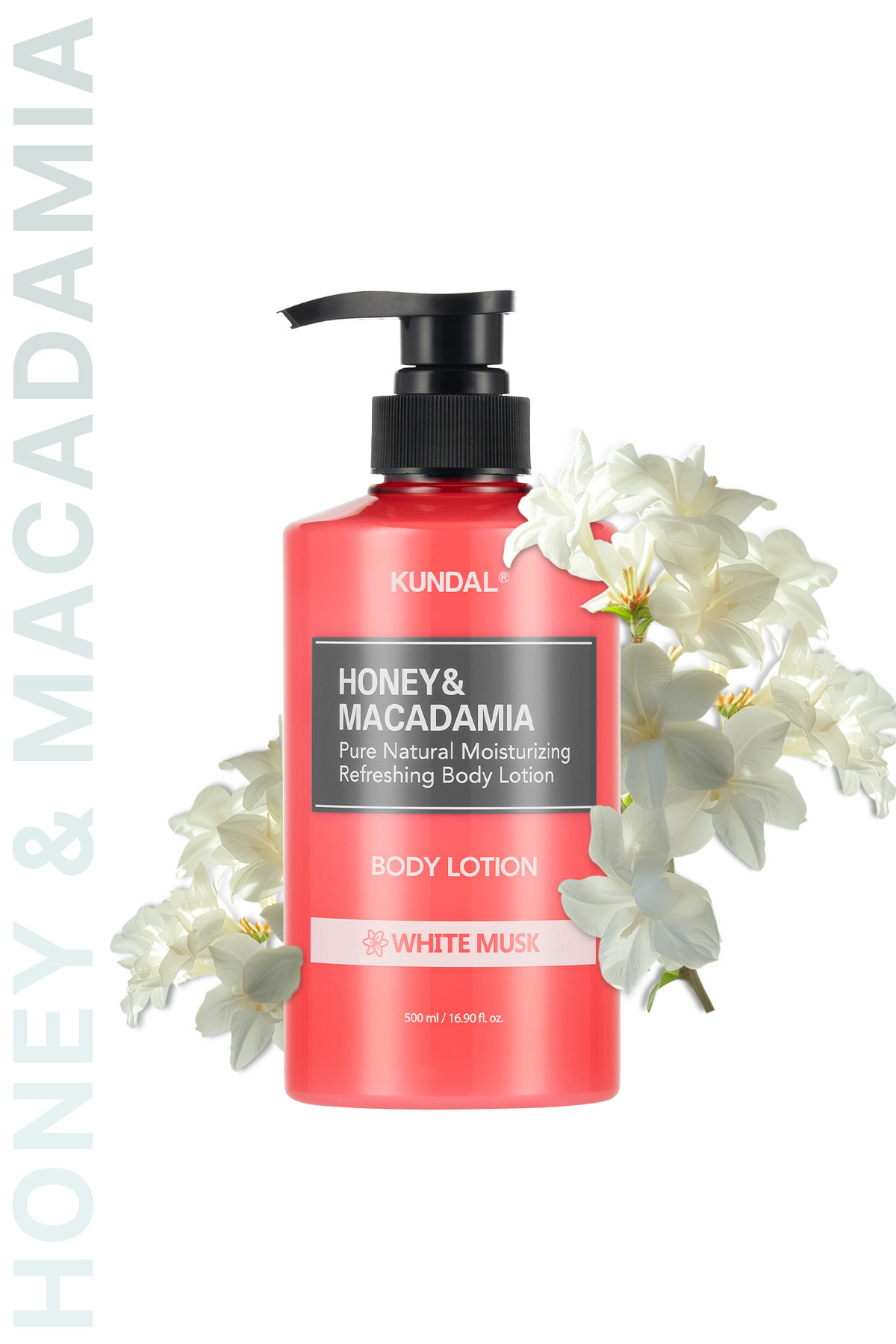 Kundal Nemlendirici ve Besleyici Vücut Losyonu Kundal Honey & Macadamia Pure Body Lotion 500ml ...