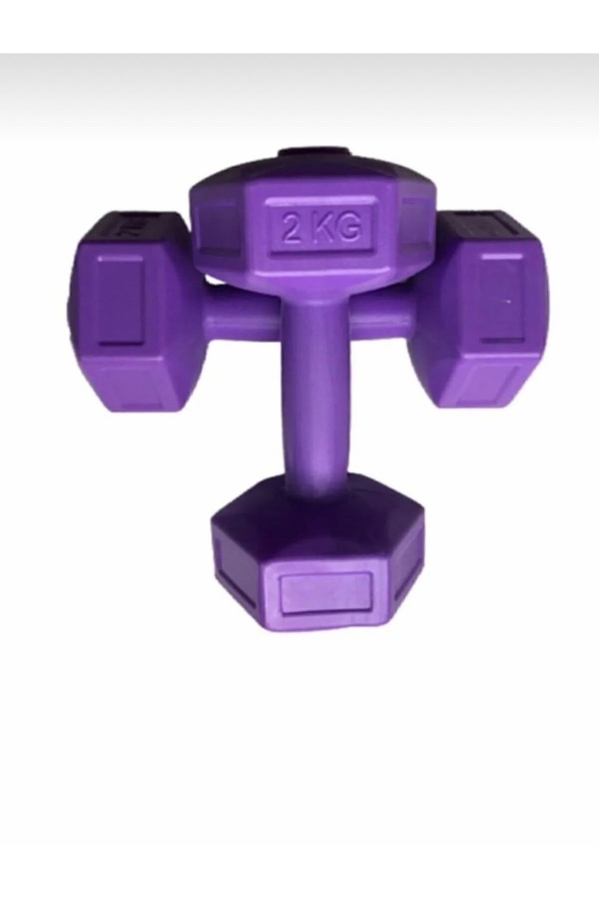 TRİTEX 2 Kg X 2 Adet Köşeli Mor Plastik Dambıl Ağırlık Seti Fiyatı, Yorumları - Trendyol