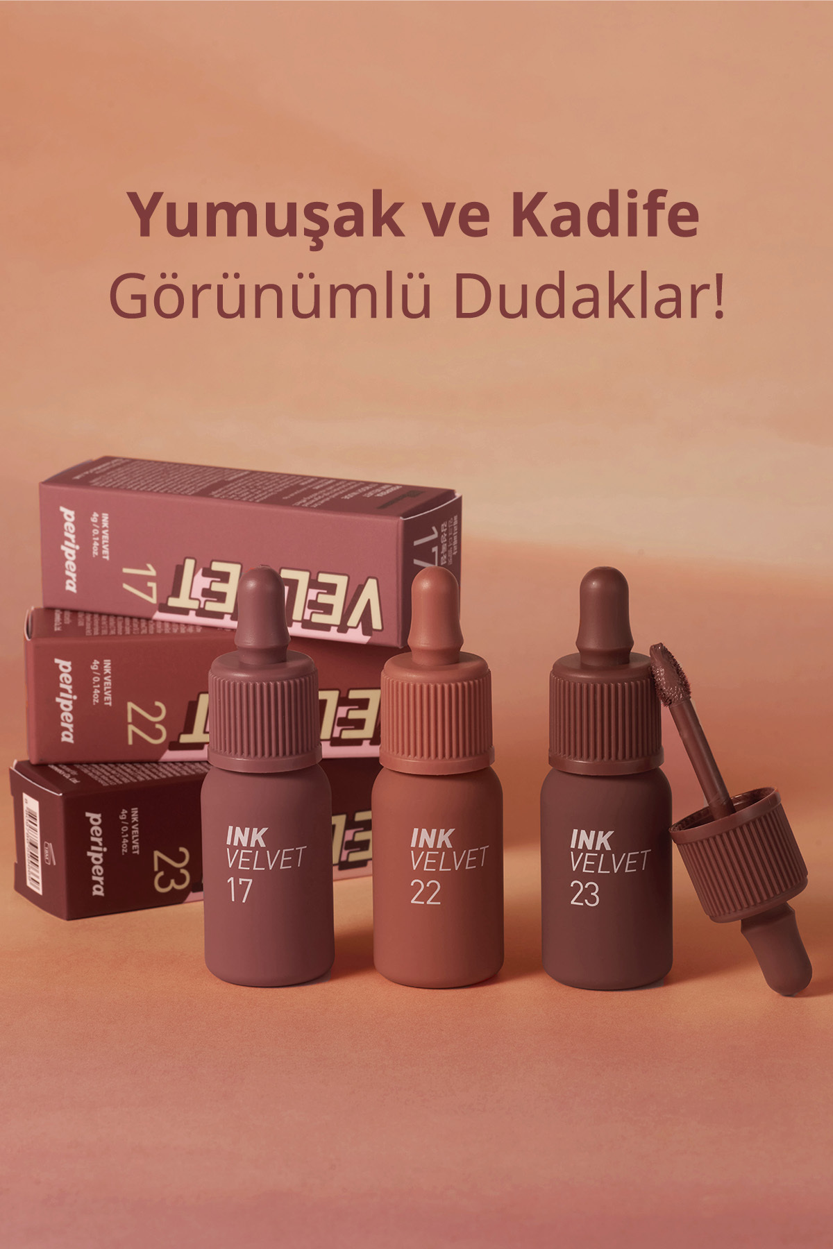 PERIPERA Yüksek Pigmentli, Kadife Görünümlü, Gün Boyu Kalıcı Tint ...