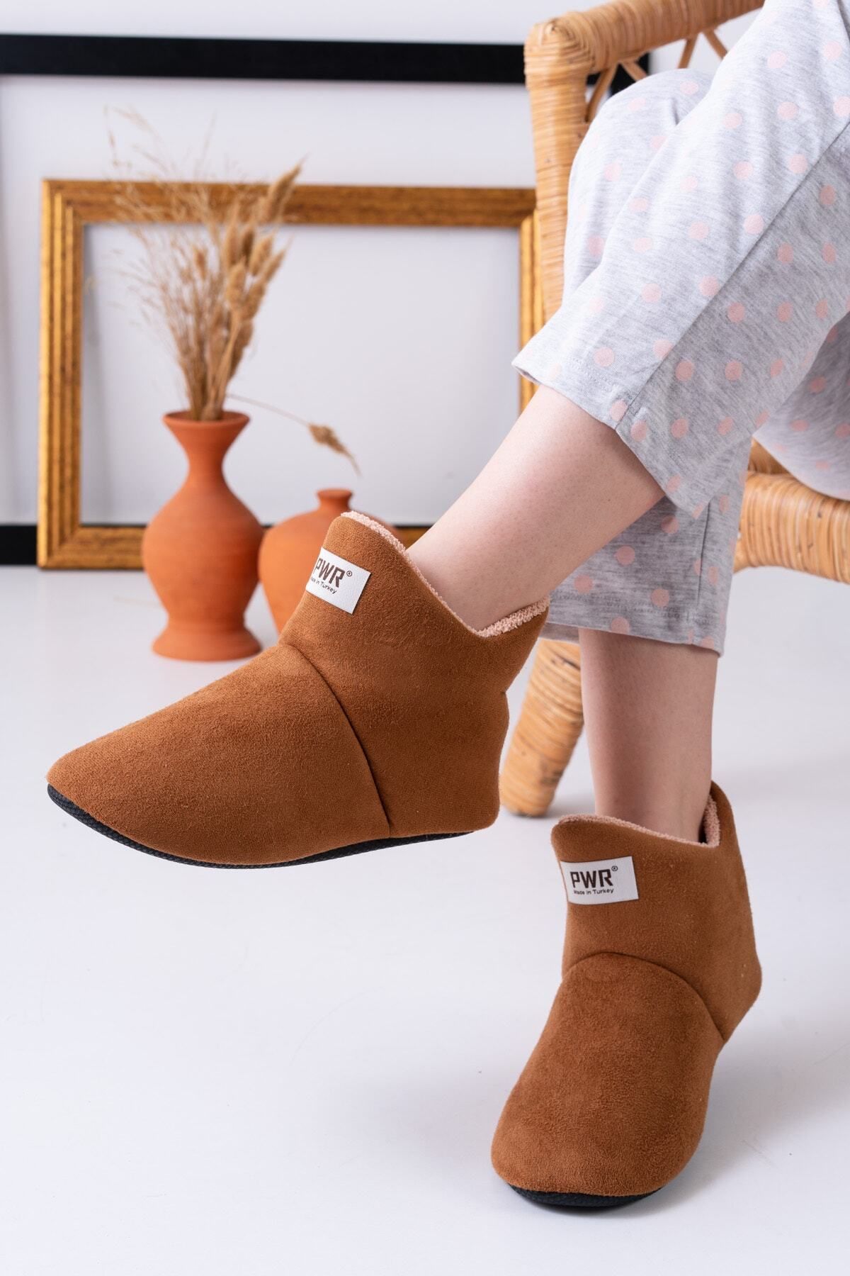 Slipcat Unisex Içi Yünlü Ev Pandufu Ev Botu Ev Ayakkabısı Fiyatı ...