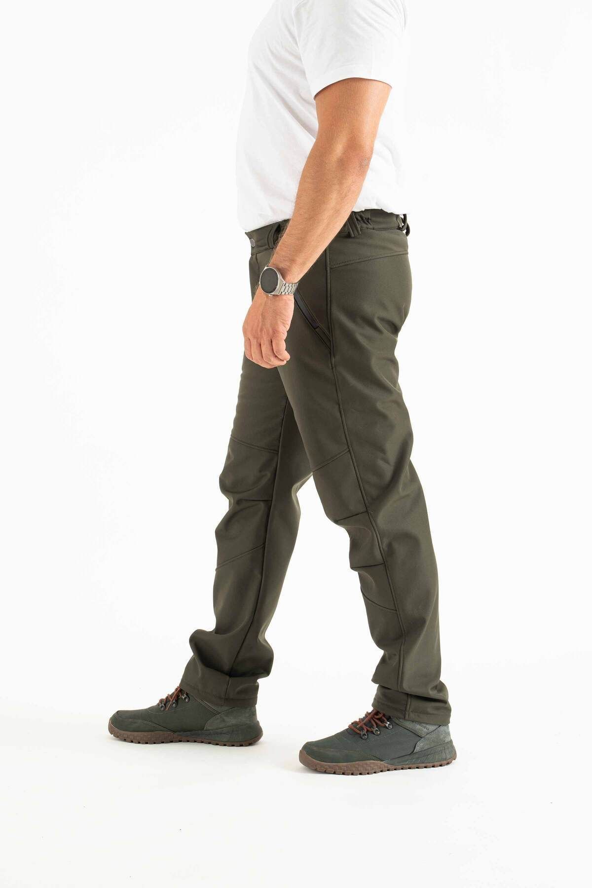 Longberg Erkek Kışlık Içi Polarlı Rüzgar Geçirmez Softshell Pantolon ...