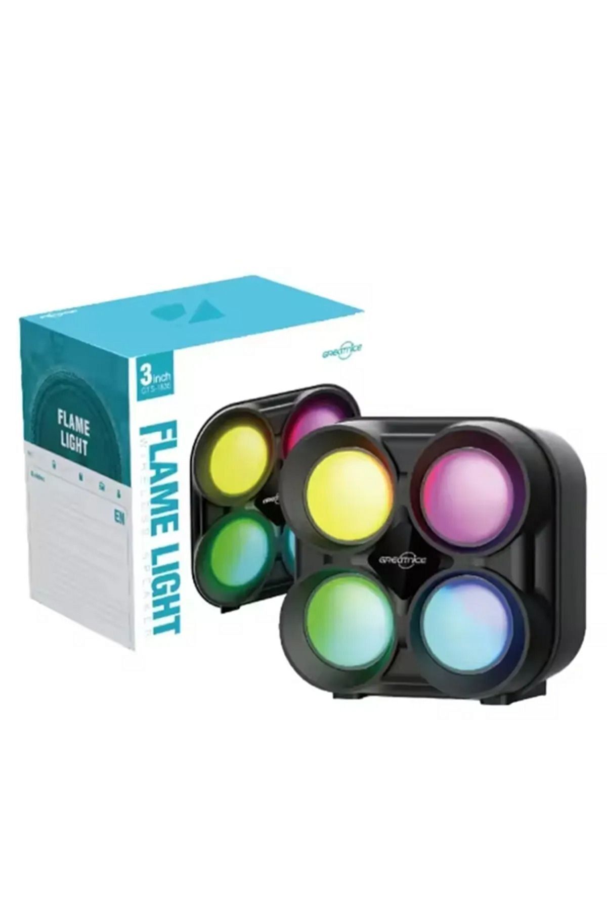 GOLD AKSESUAR Gts 1835 3 Inch Flame Light Rgb Işıklı Bluetooth Speaker Fiyatı, Yorumları - Trendyol