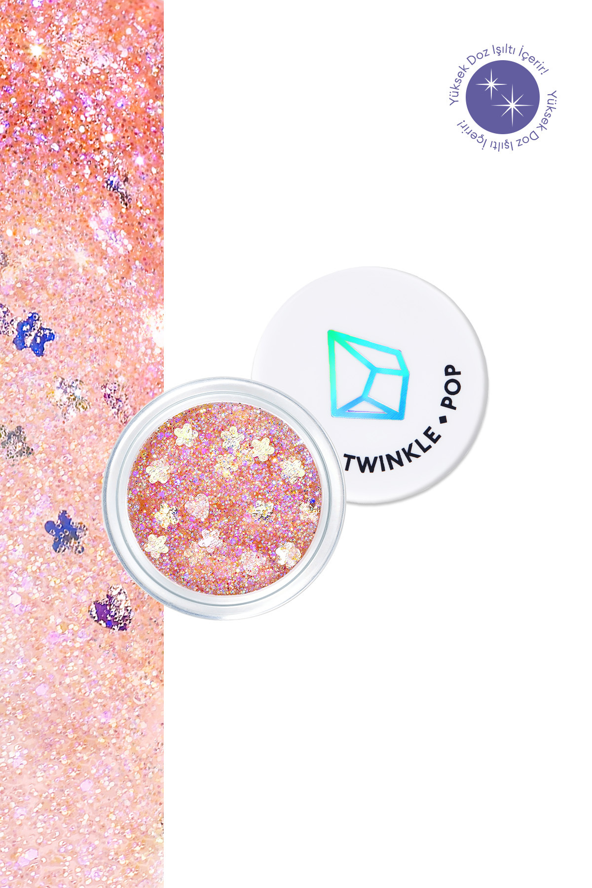 Twinkle Pop Çok Amaçlı Kullanım İçin Yoğun Sim İçerikli Jel Glitter ...