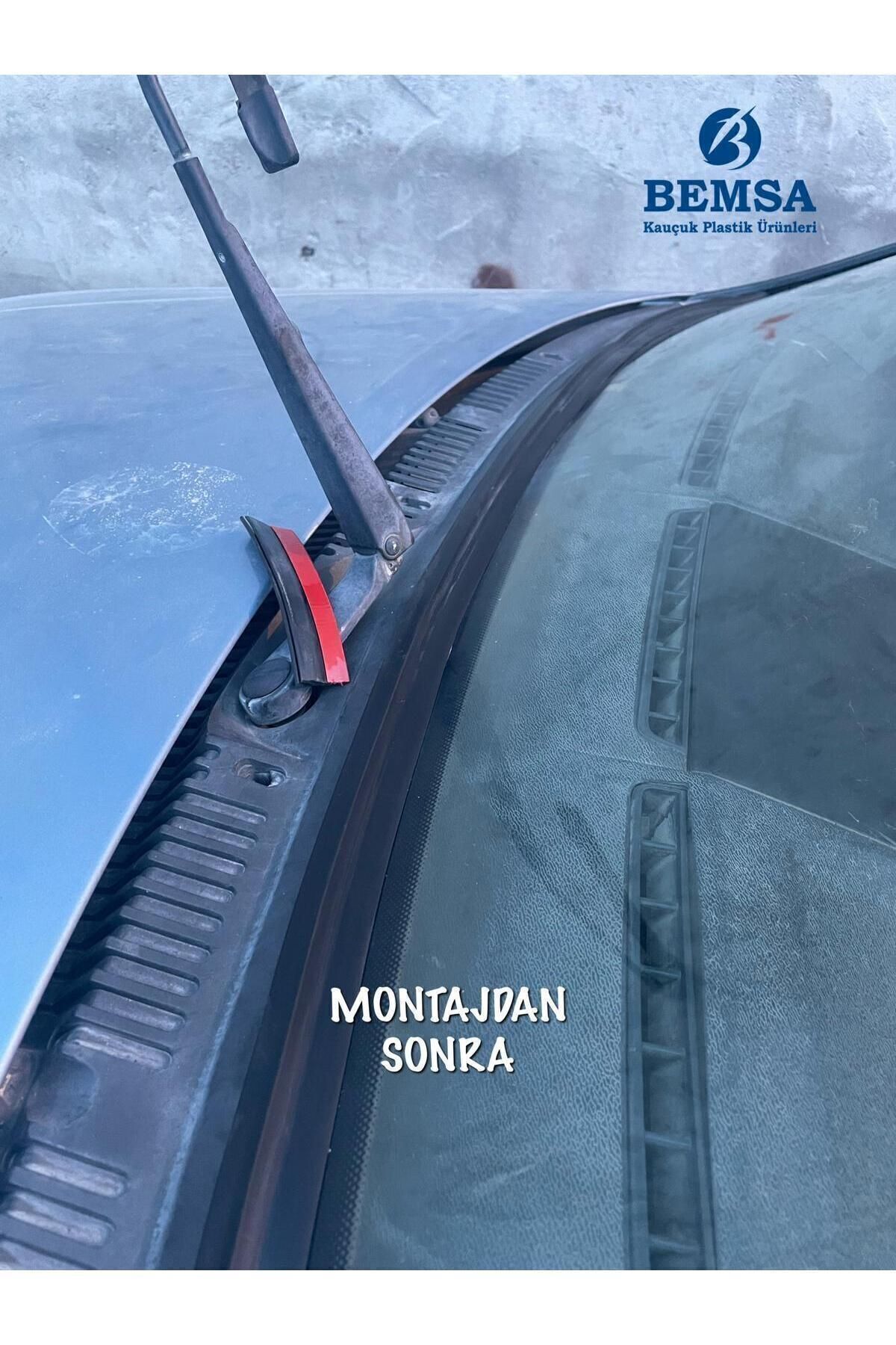 bemsa kauçuk ÖN CAM DIŞ PANEL BANTLI MÜHÜR FİTİLİ-ARAÇ KAPUT SU ...