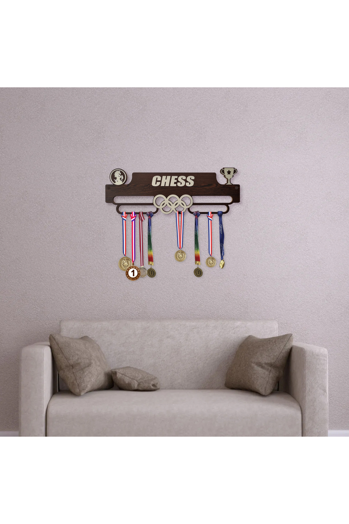 CLEVERTOYS Basketbol Madalya Askısı / Basketball Sporcu Ödül Duvar ...