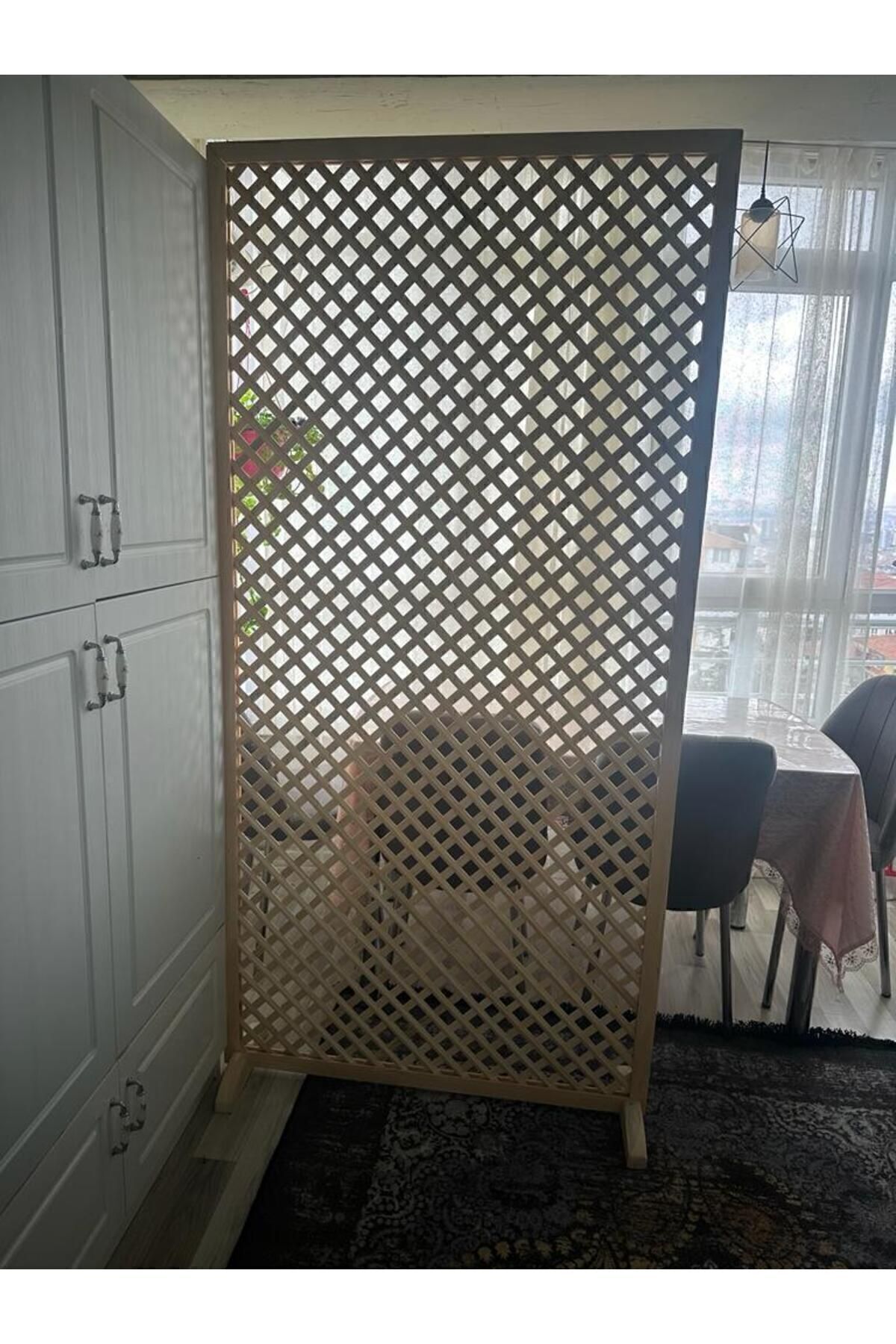 Yc Dekor Ahşap Paravan Ahşap Seperatör 100x200 Ayaklı Ve Çerçeveli Oda ...