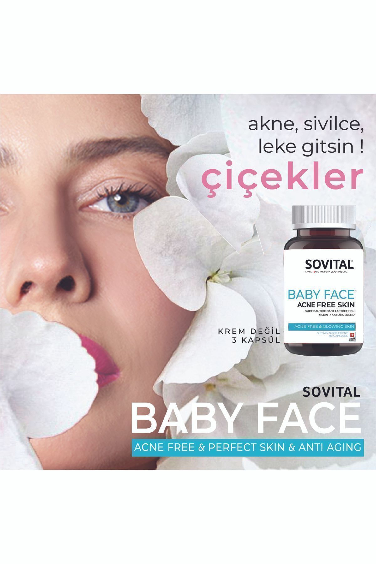 SOVITAL Advantageous Package - No Cry Menstrual Period + Baby Face Acne ...