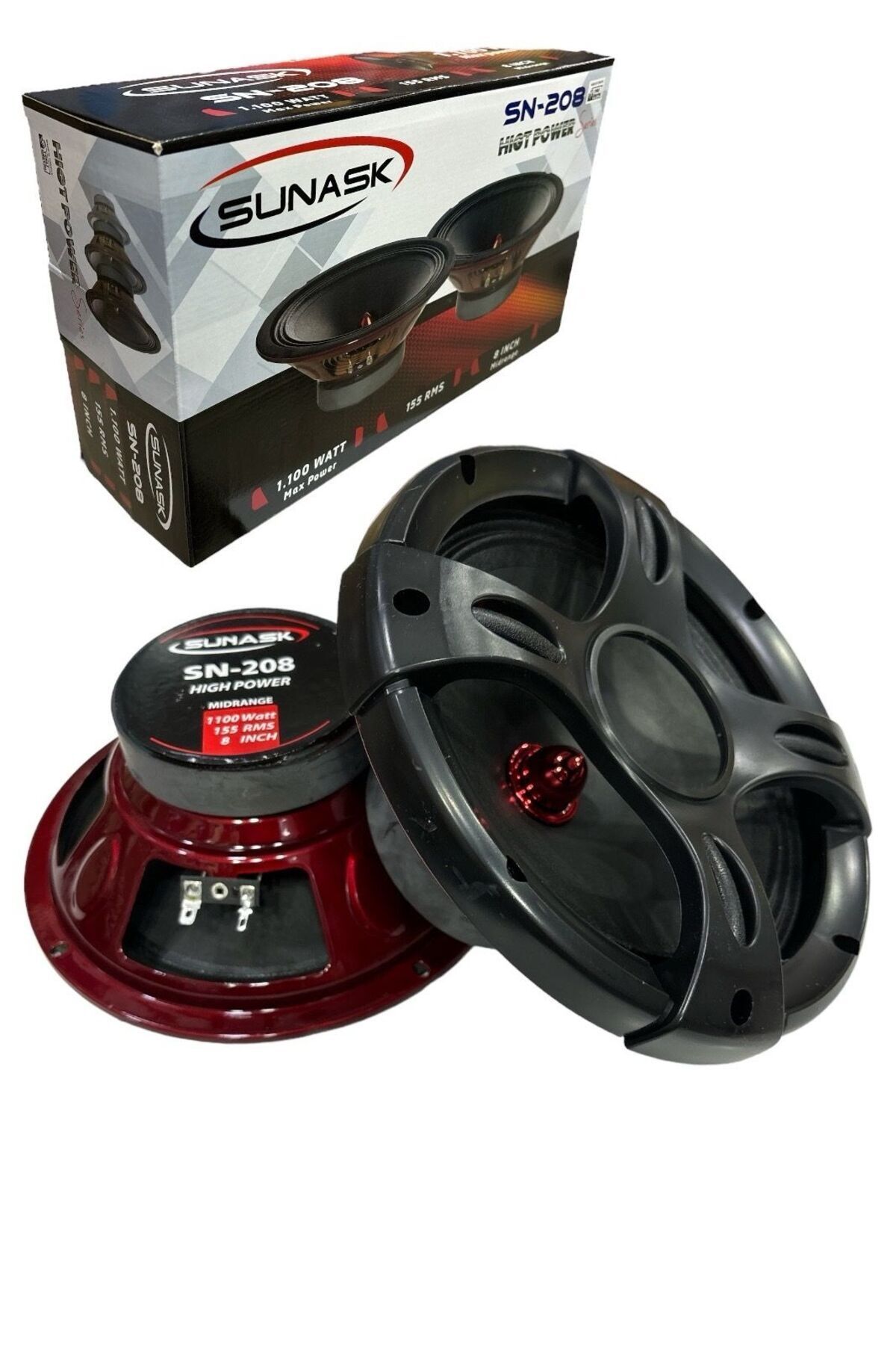 Sunask P-208 1100 Watt 150 Rms 20 Cm Midrange Oto Hoparlör 2 Adet Amfi Uyumlu Fiyatı, Yorumları ...