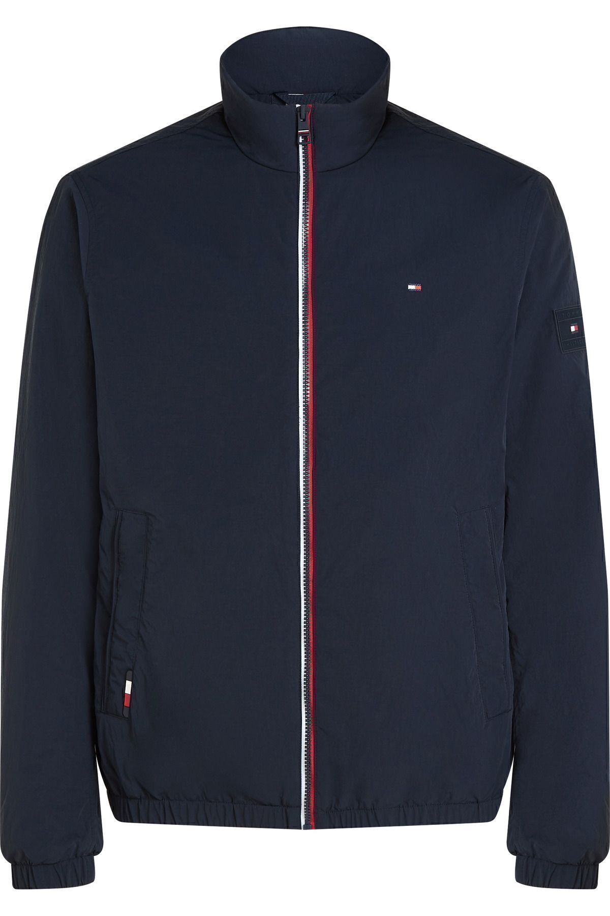 Tommy Hilfiger Erkek Uzun Kollu Fermuarlı Marka Logolu Lacivert Mont MW0MW34250-DW5 Fiyatı ...